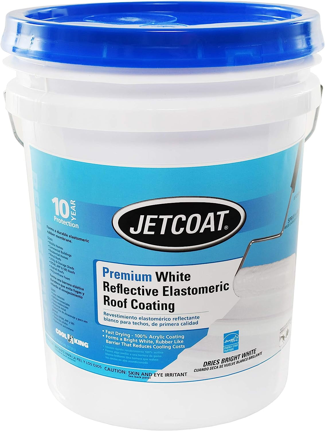 Jetcoat Cool King Reflective Acrylic Roof Coating, Waterproof ...
