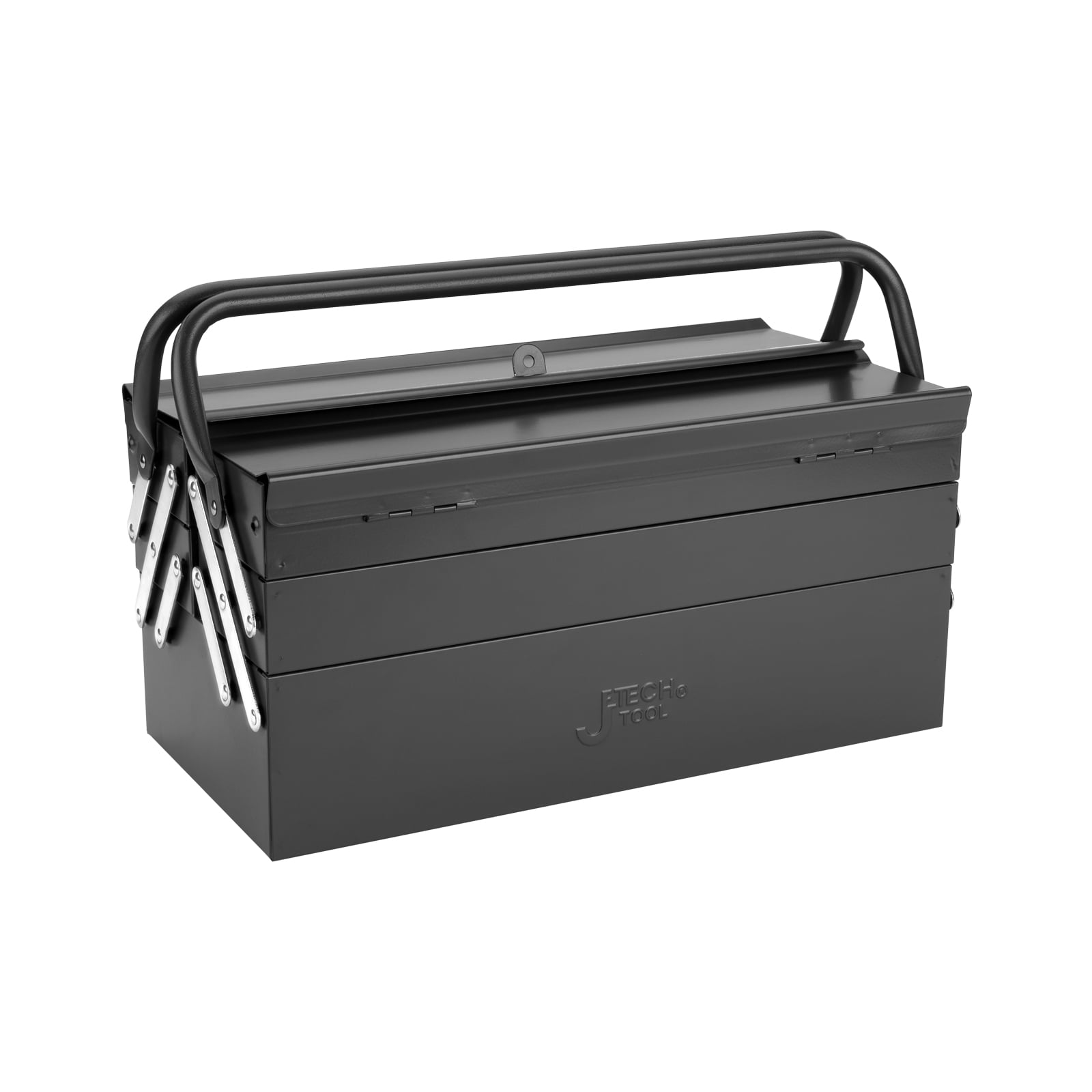 Jetech 18 Inch Cantilever Metal Tool Box, Portable 5-Tray Steel Tool ...