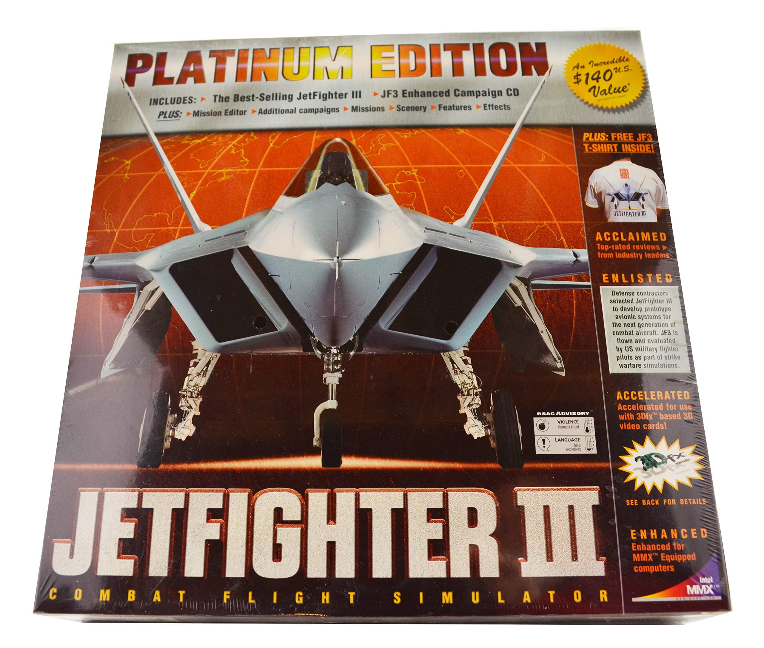 Jetfighter 3: Combat Flight Simulator Platinum Edition - Walmart.com
