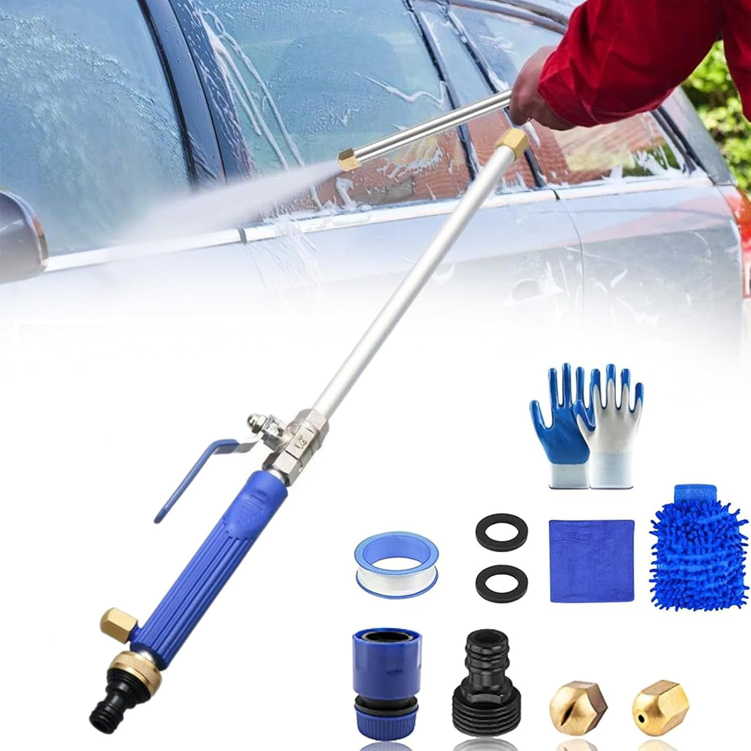 Jetflux Pressure Washer, Jetflux Nozzle, 2-in-1 High Pressure Power ...