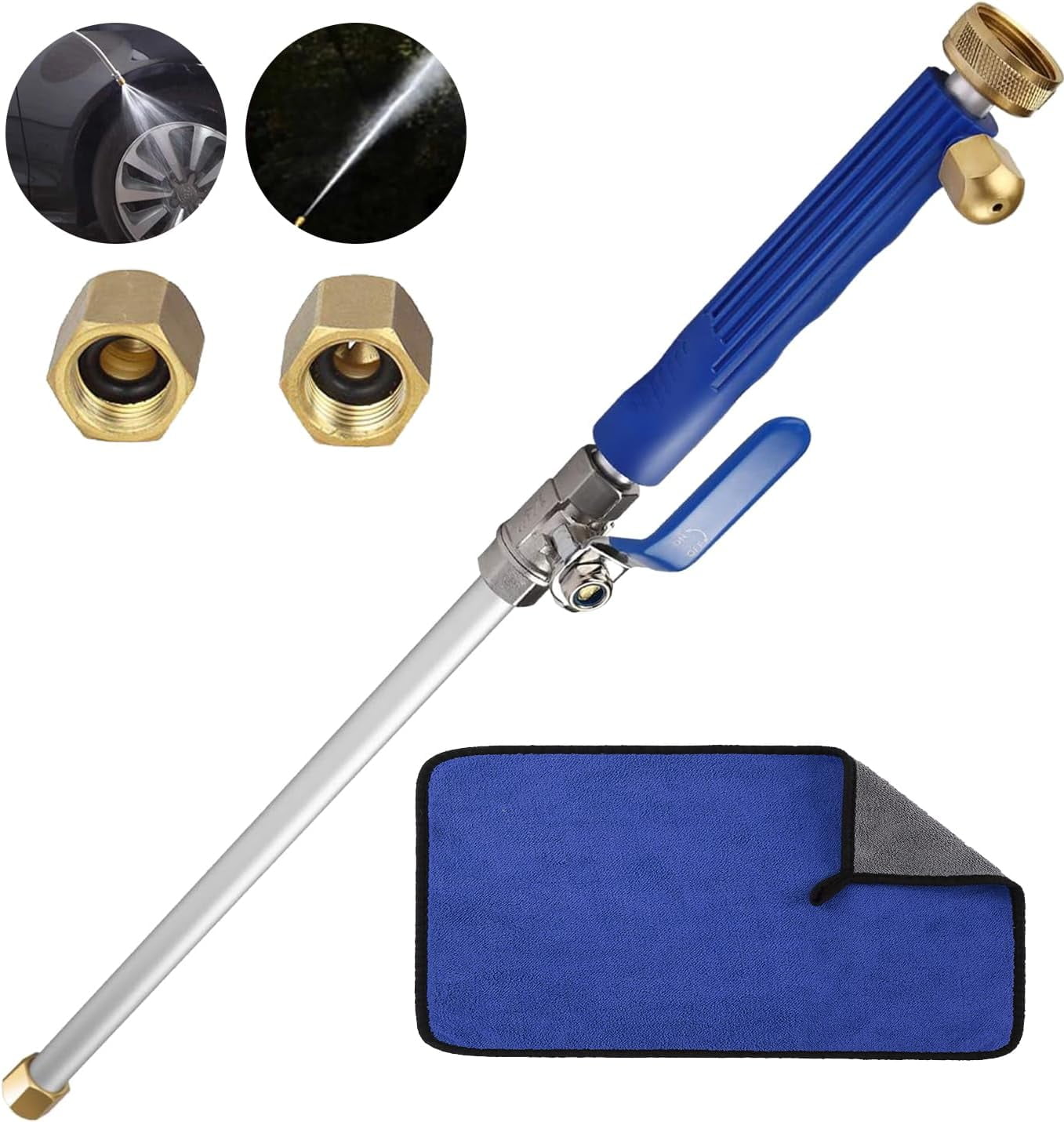 Jethose Pressure Washer, 2-in-1 High Pressure Power Washer with 2 Spray ...