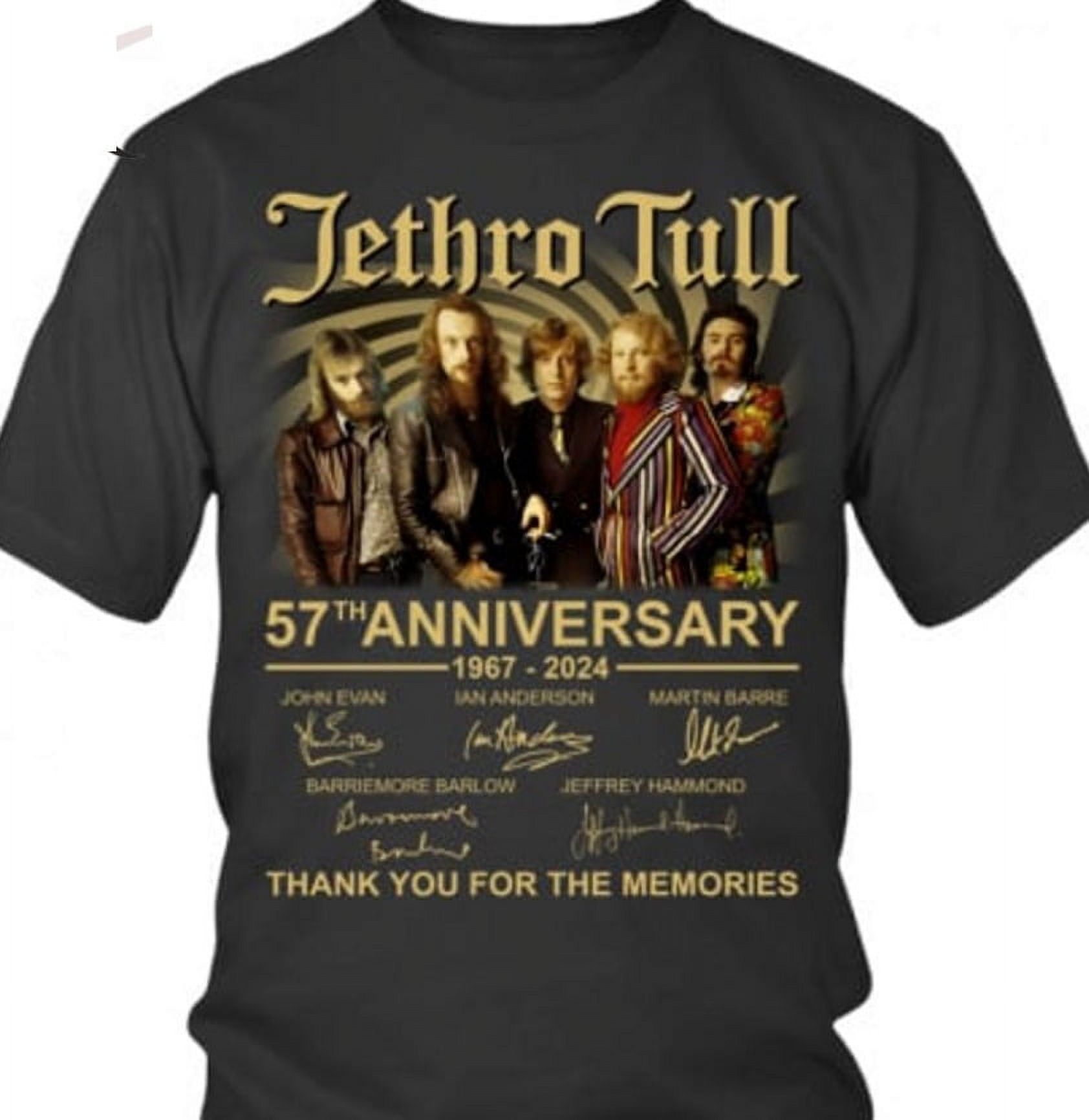 Jethro Tull 57Th Anniversary T-Shirt 1967-2024 Thank You For The ...