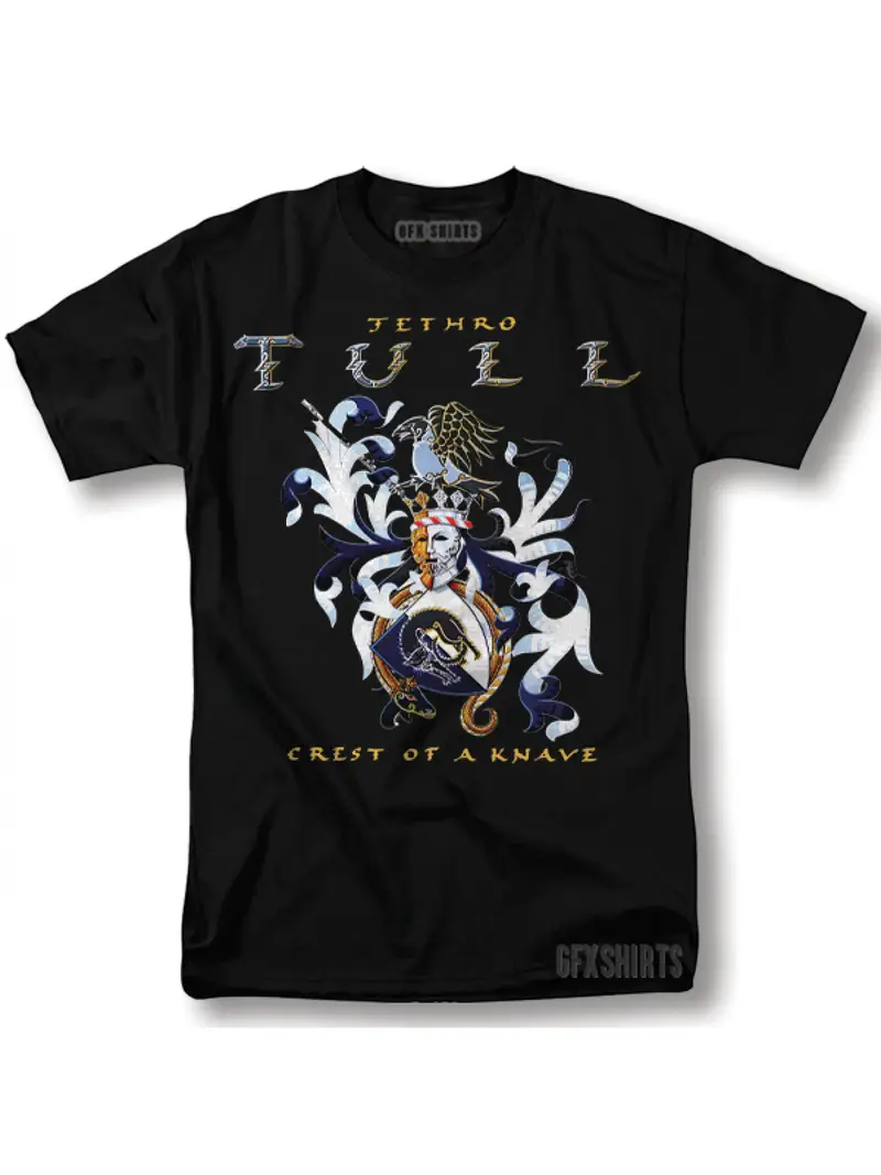 Jethro Tull Vintage Graphic T-Shirt - Bohemian Rock Concert Tour Merch ...