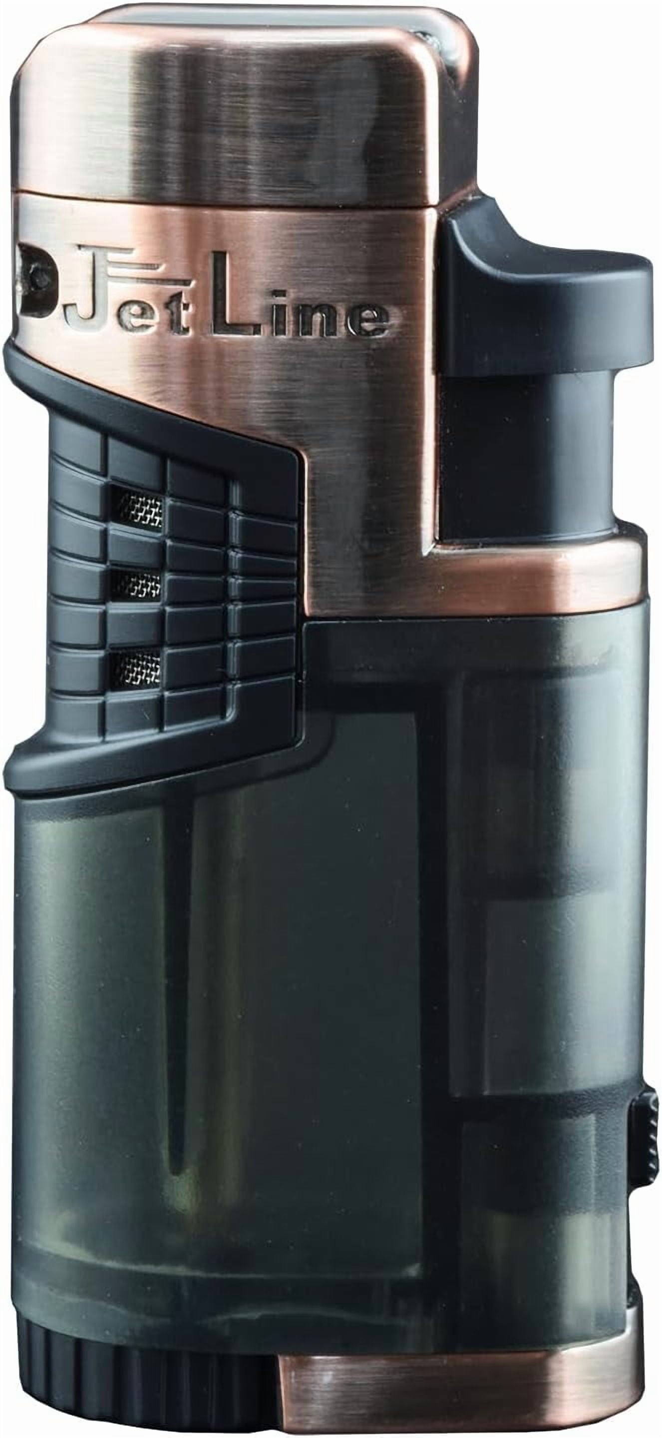 Jetline Mr. Fatboy - Copper/Black - Quad Jet Flame Cigar Lighter ...