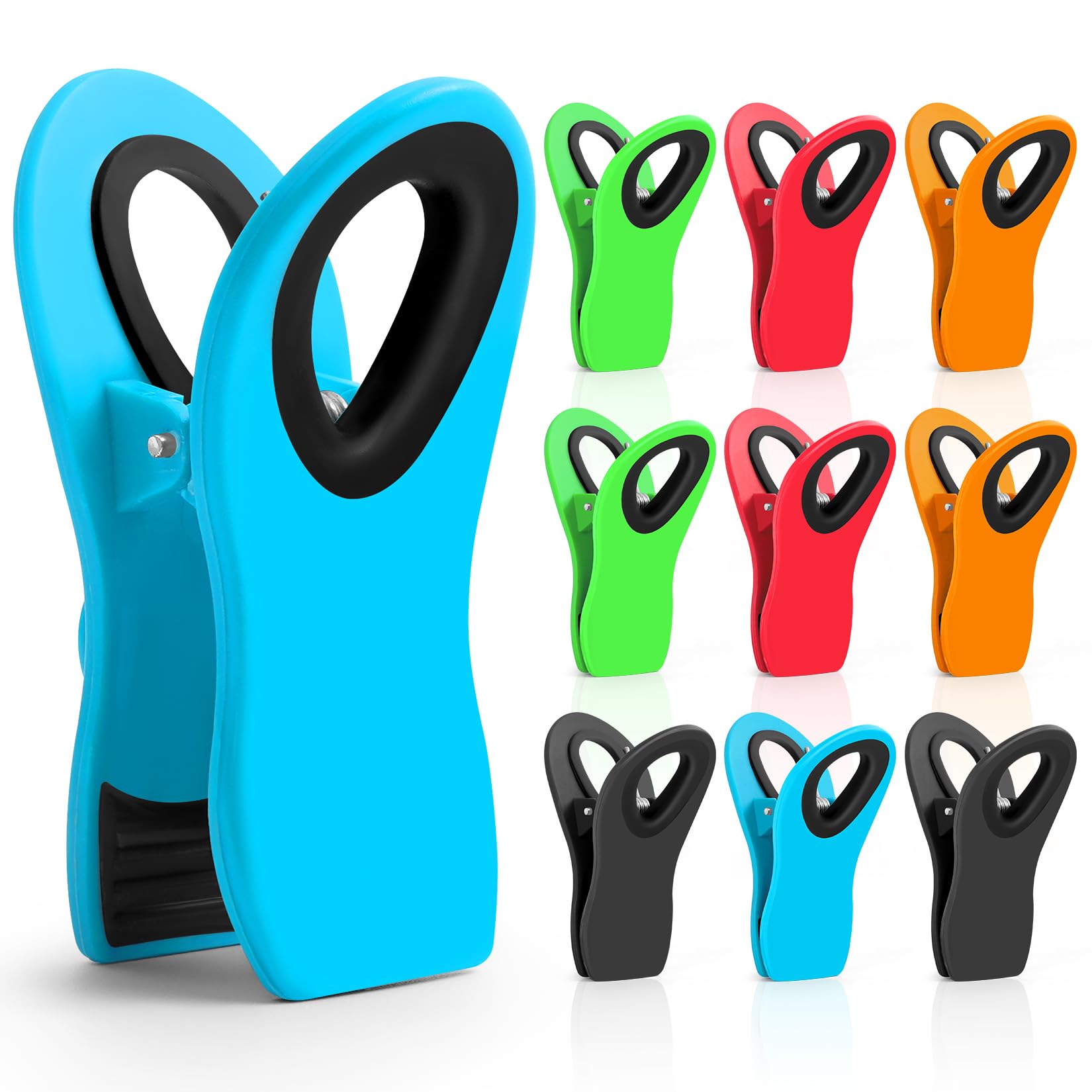 Jetmore 10 Pack Chip Clips, Bag Clips, Chip Clips Bag Clips Food Clips ...