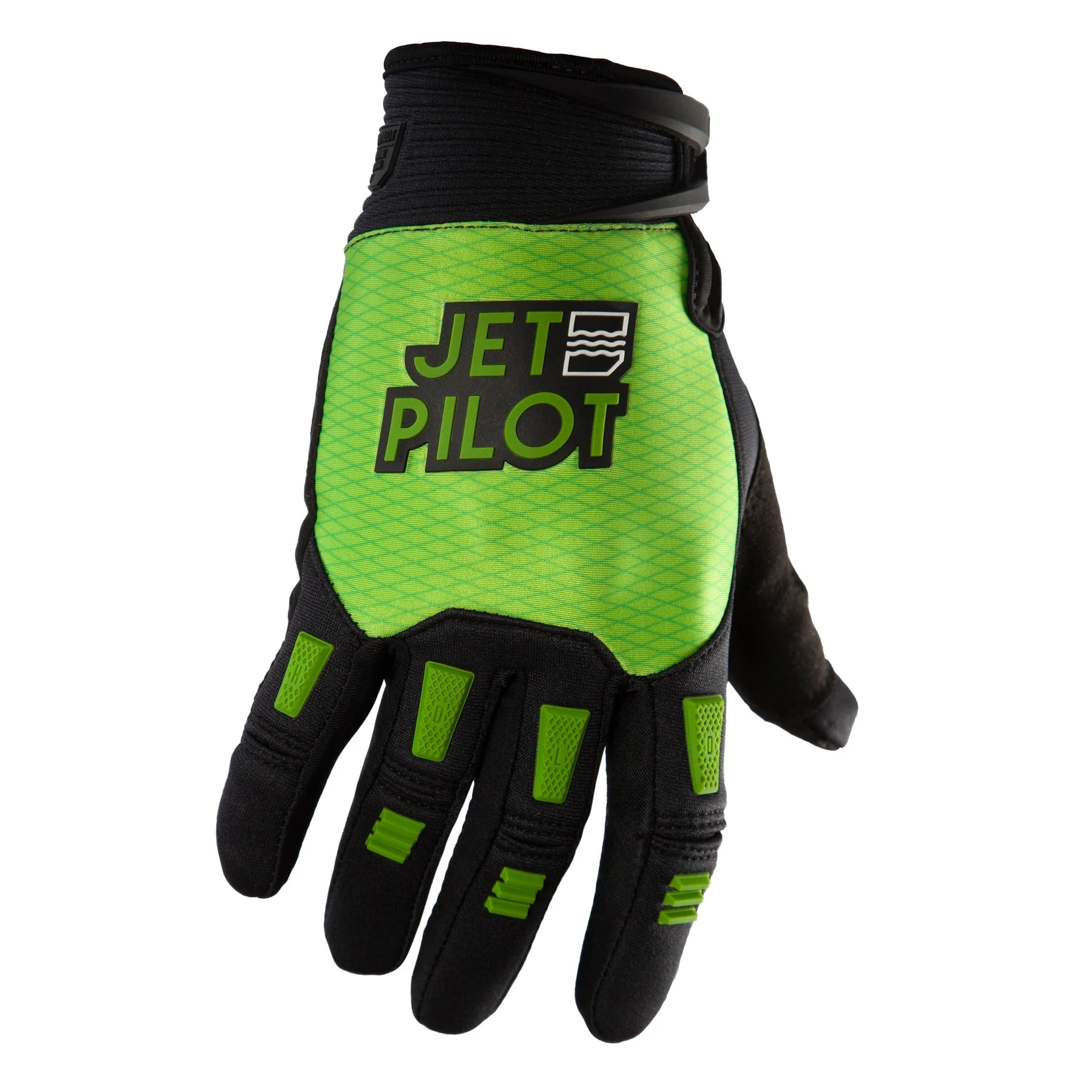 Jetpilot Hold Fast Full Gloves (Small, Black/Lime) - Walmart.com