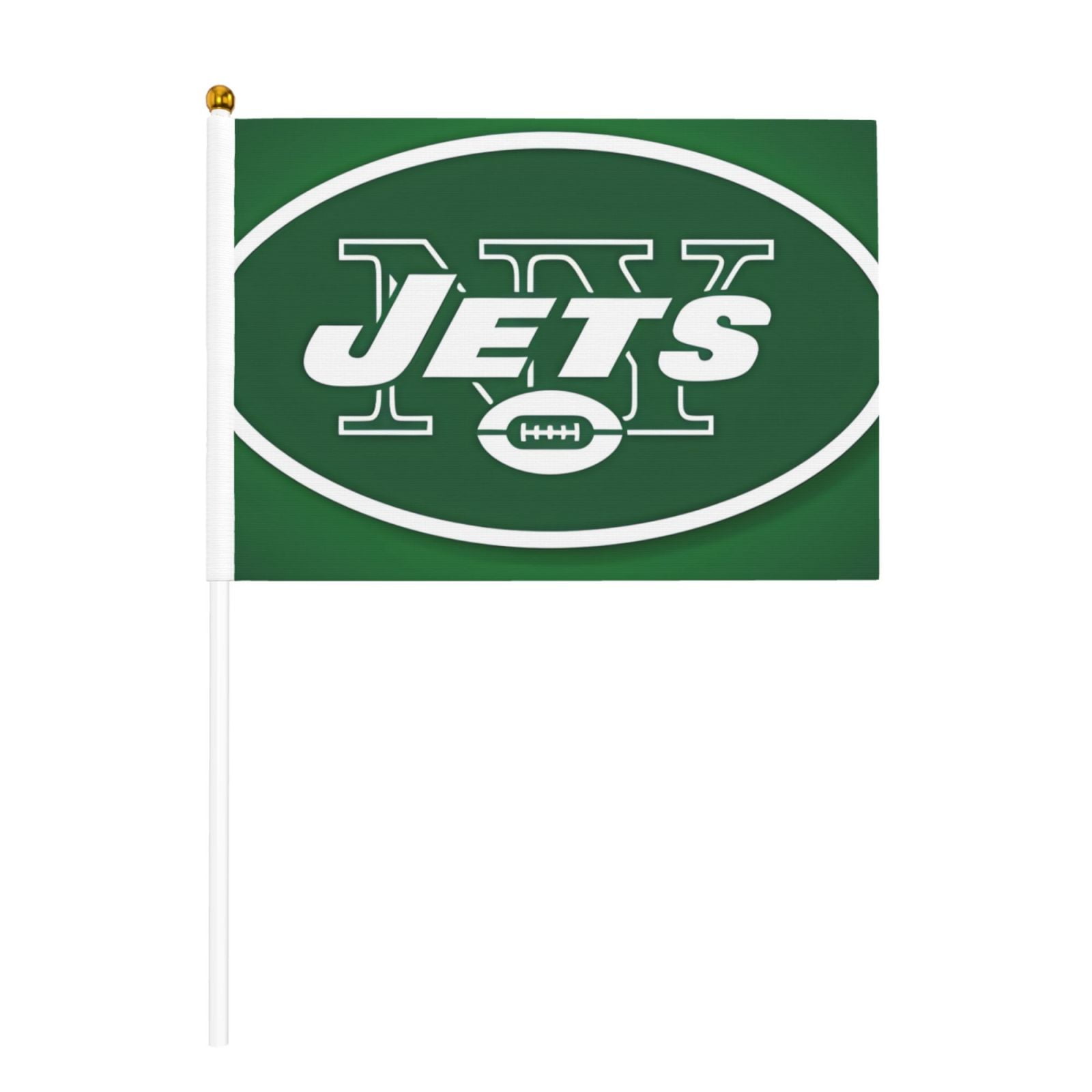 Jets 10 Pack Hand Held Mini Stick Flags, Outdoor Decoration, Party ...