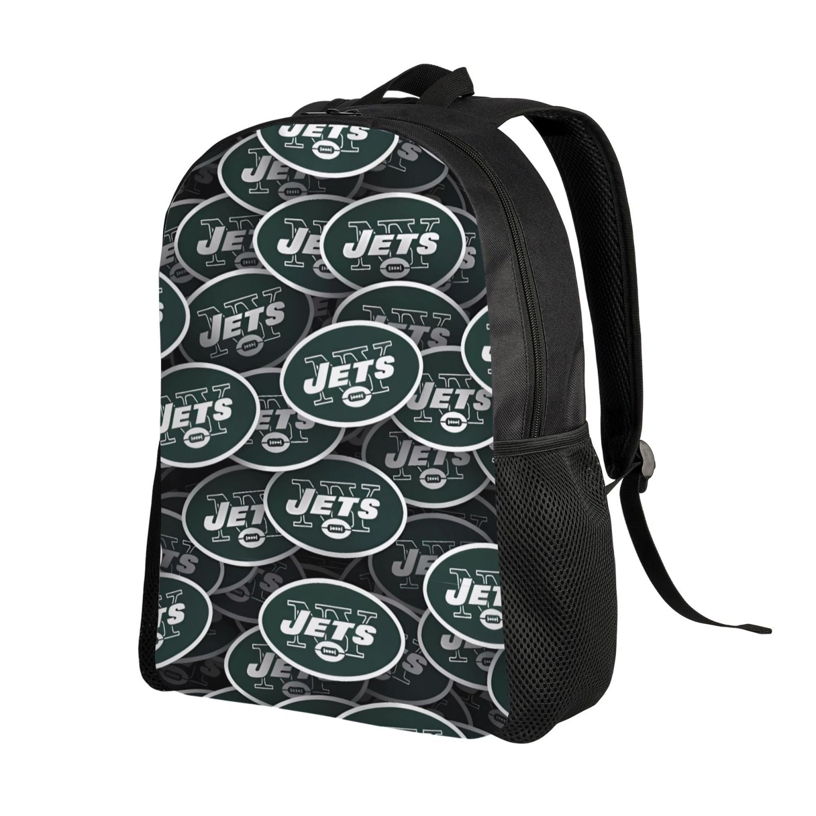 Jetss Adjustable Student Backpack Custom Football Fans Backpack Travel ...