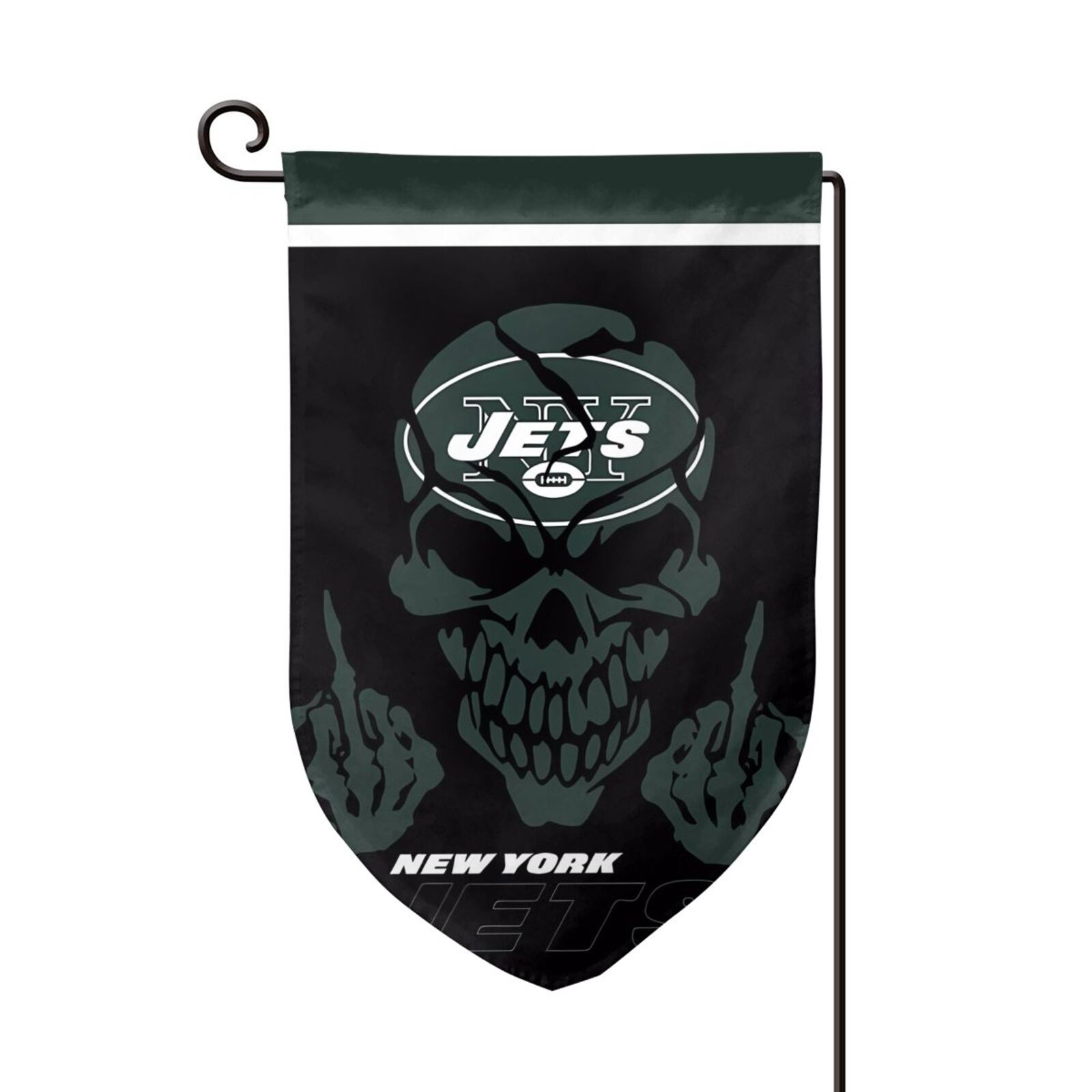 Jets Football Fans Double Sided Garden Banner flags Sharp Corner Fillet ...