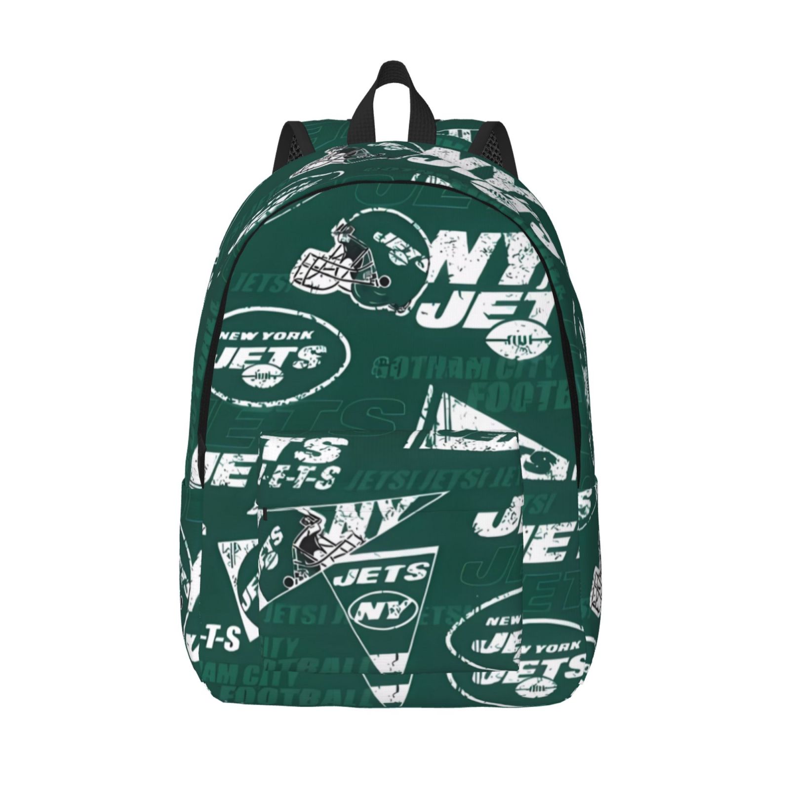 Jets Football Team Campus Backpack, Fan Casual Computer Backpack With ...