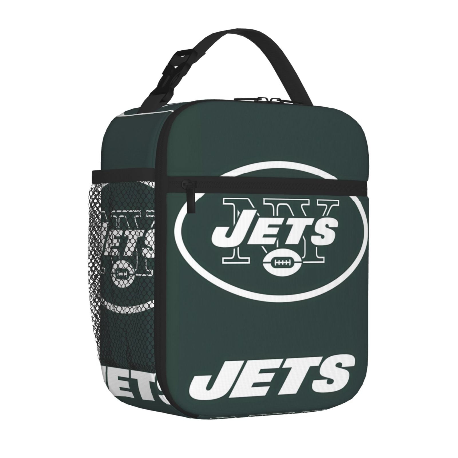 Jets Football Team Campus Portable Insulated Lunch Box, Unisex Handheld ...