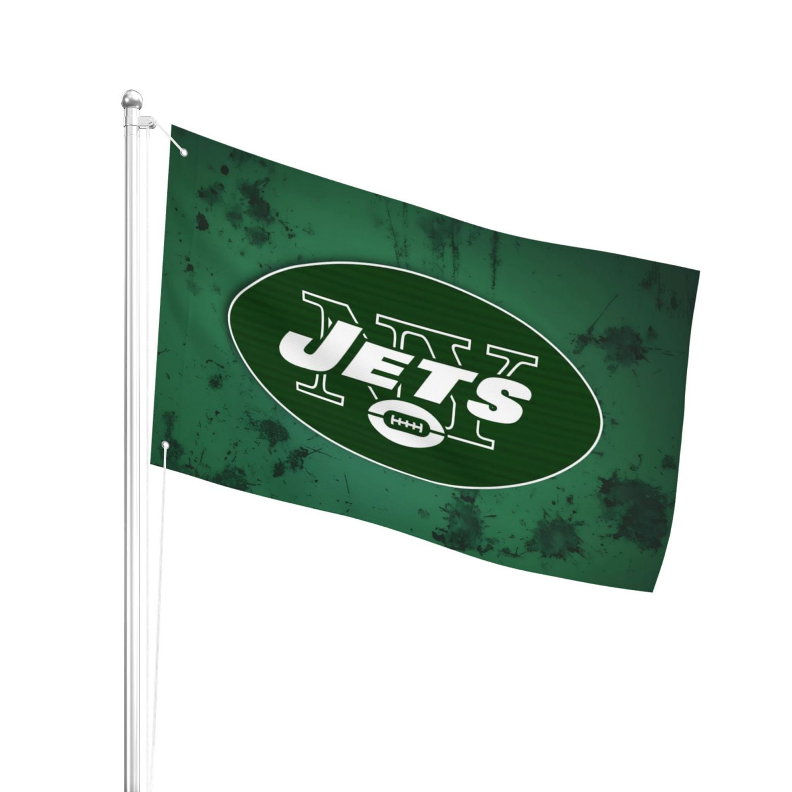 Jets Football Team Graphic 3-Ply Double Sided Flag 2x3ft in Vibrant ...