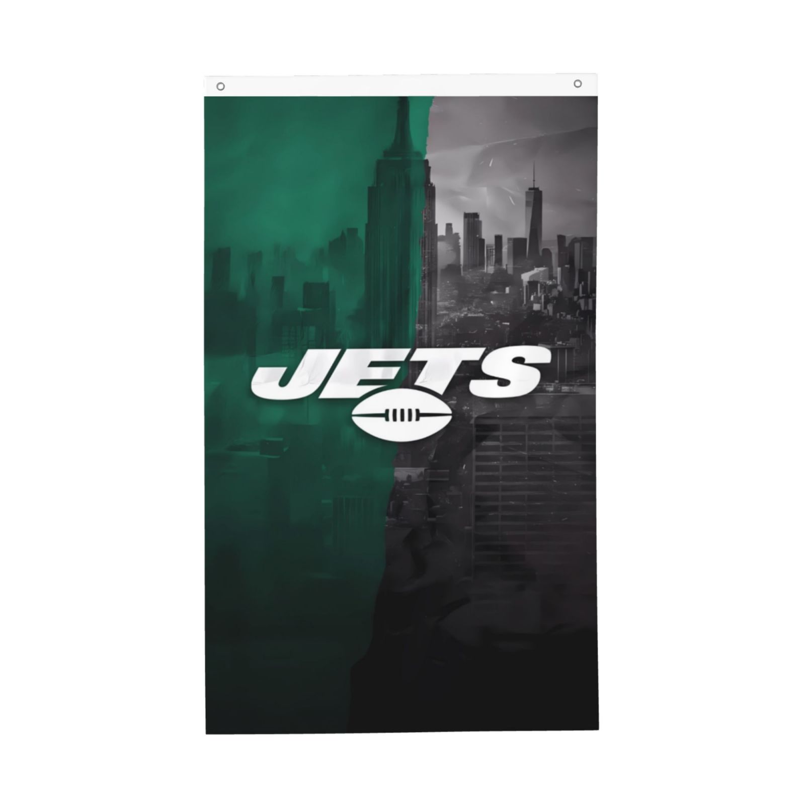 Jets Football team double-sided flag 3x5FT, garden hanging flag, game ...