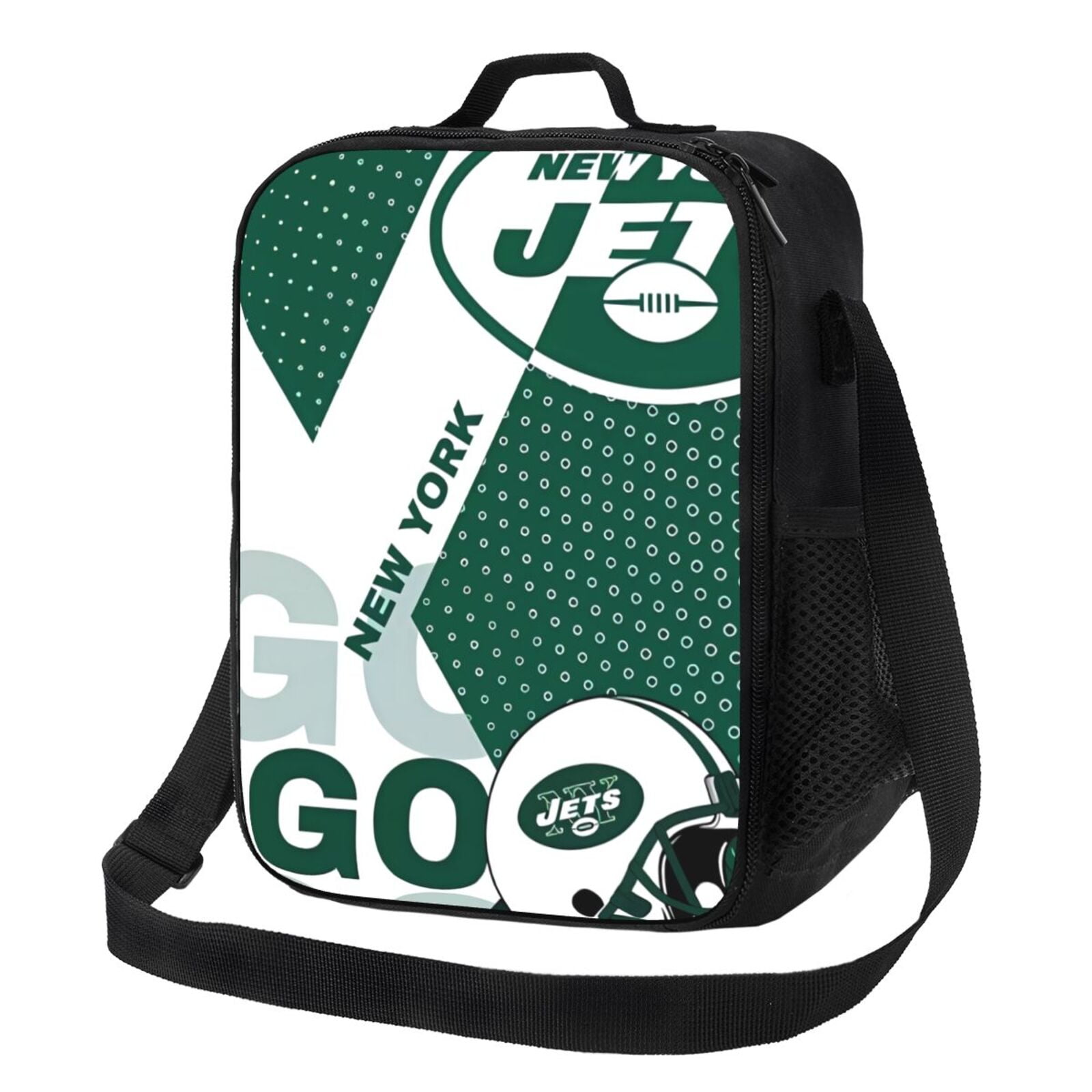 Jets Insulated Lunch Bag one shoulder portable Reusable ento bag ...