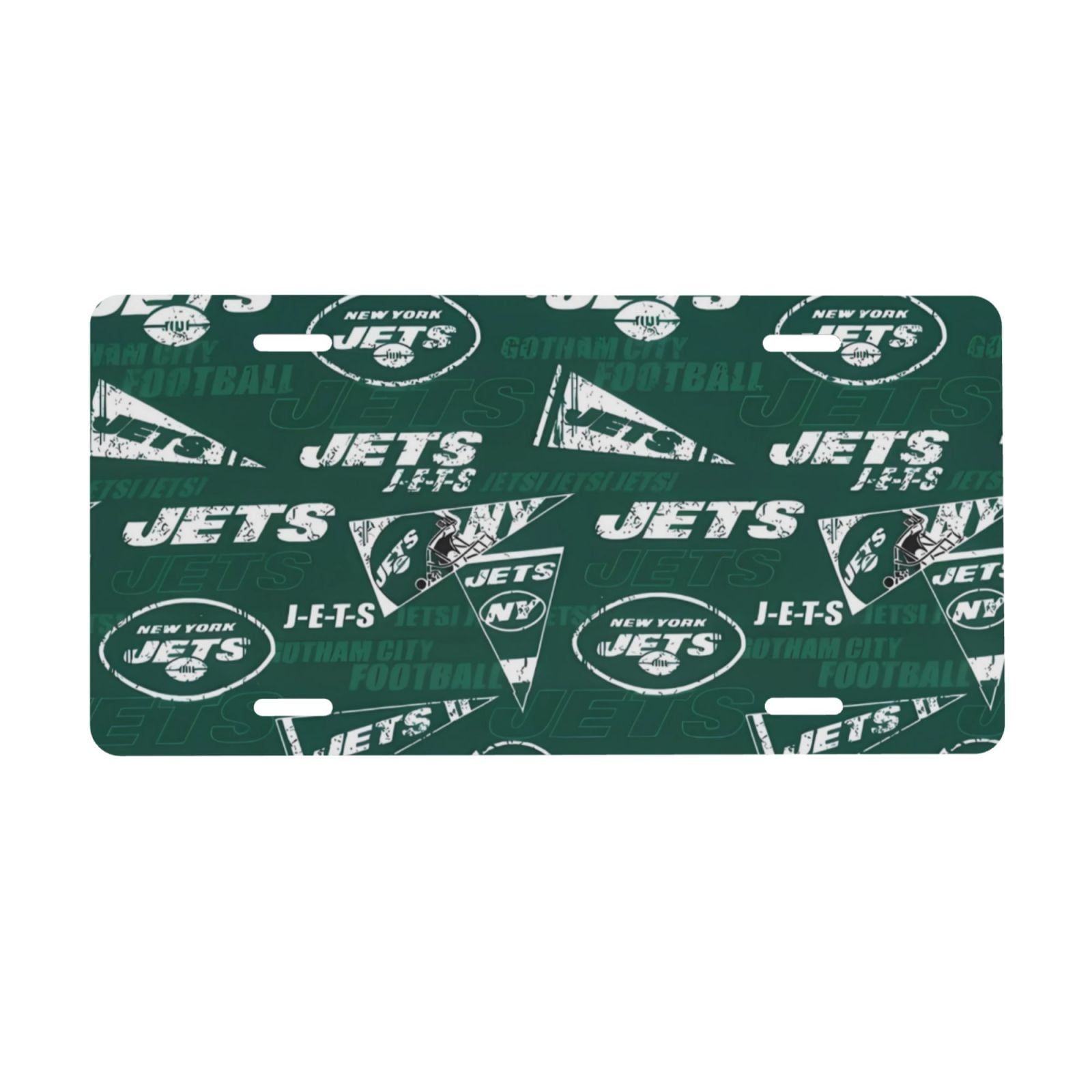 Jets License Plate Aluminum front license plate for automobiles ...