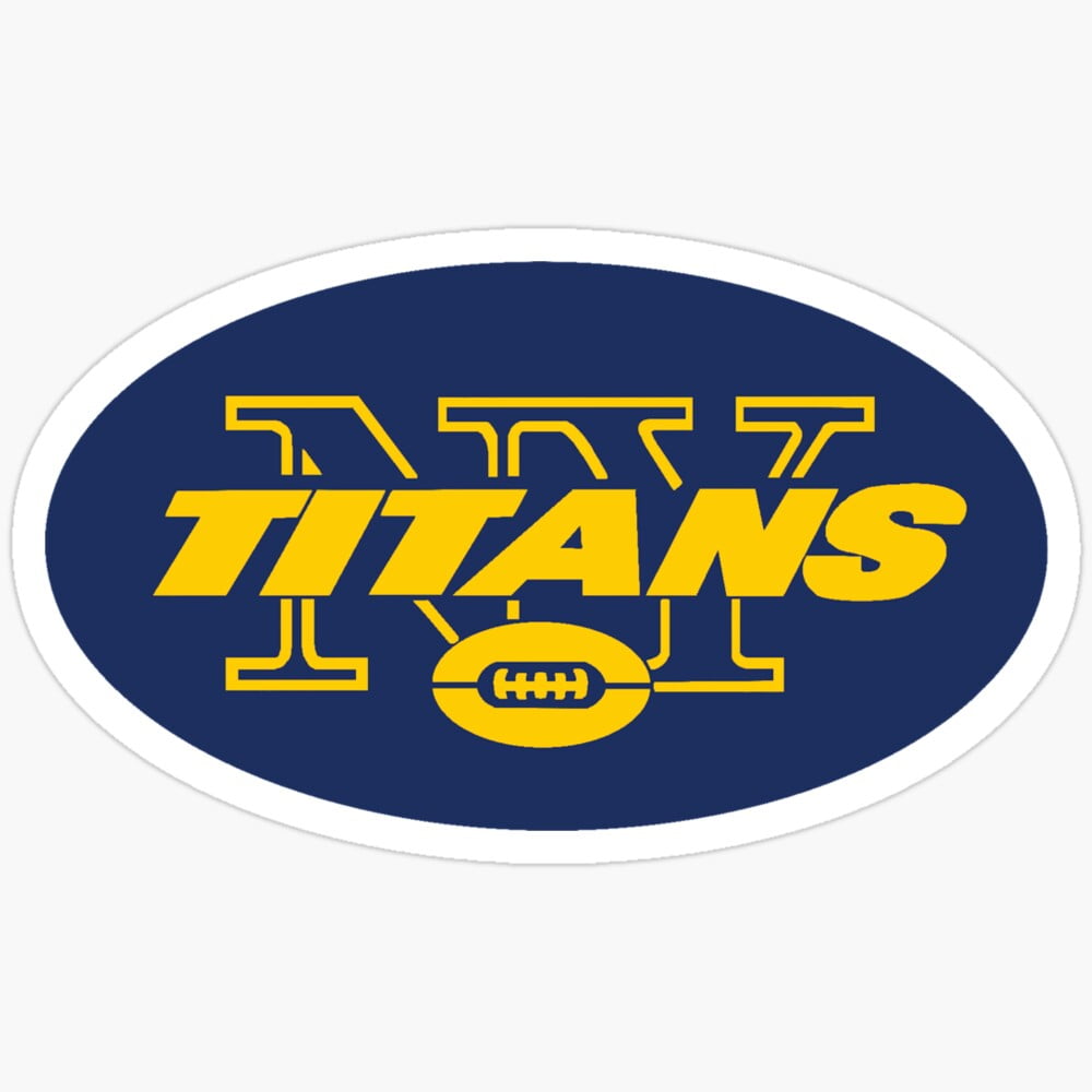 Jets New York Titans Thrauxback Sticker Baseball Sticker, Football ...