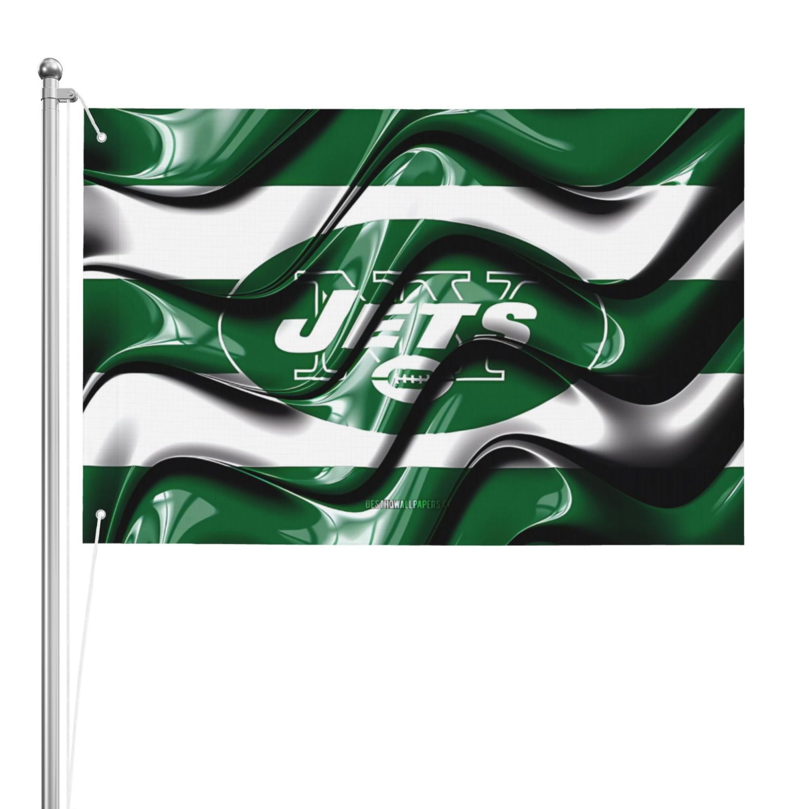 Jets Three Layer personalized Double Sided Flag Football Fans National ...
