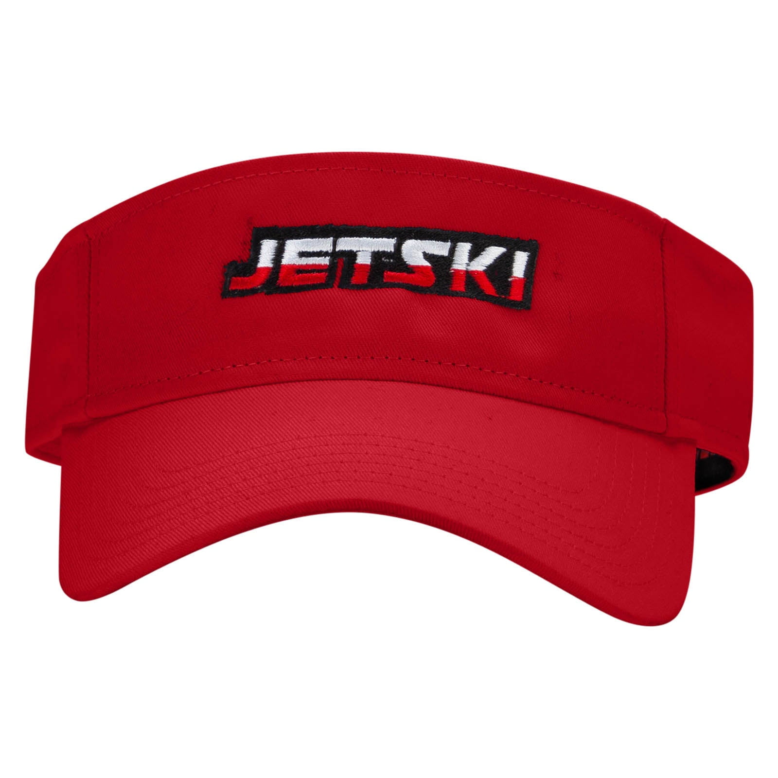 Jetski Embroidered Cotton Twill Sun Visor - Red OSFM - Walmart.com