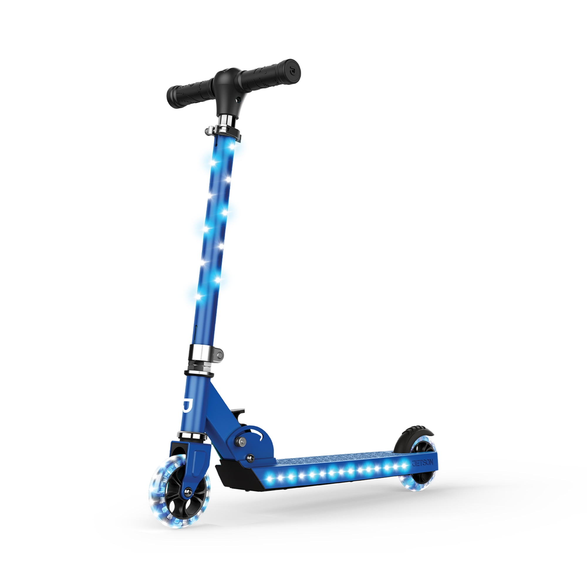 Jetson Jupiter Kick Scooter, LED Lights, Adjustable Handlebar, Blue for ...