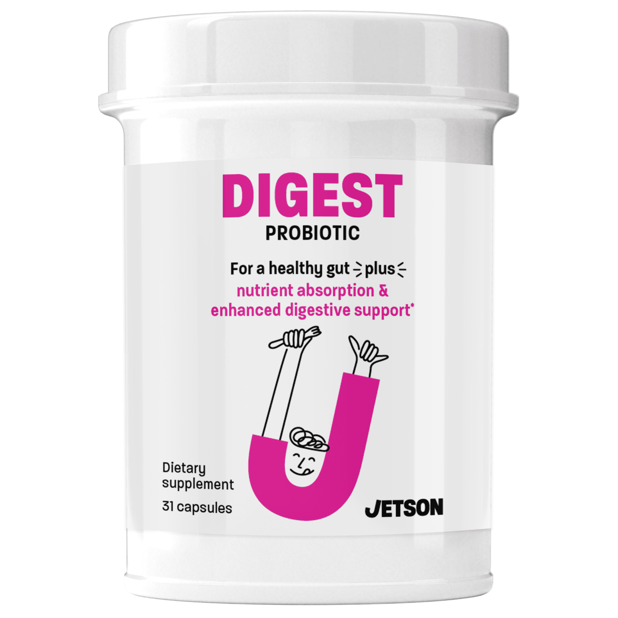 Jetson Health Digestion Immune Support Probiotic Supplement, 10 Billion ...