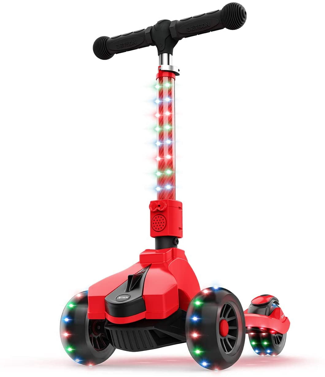 Jetson Saturn Folding Kick Kids' Scooter with Lights for Kids 3 and up ...