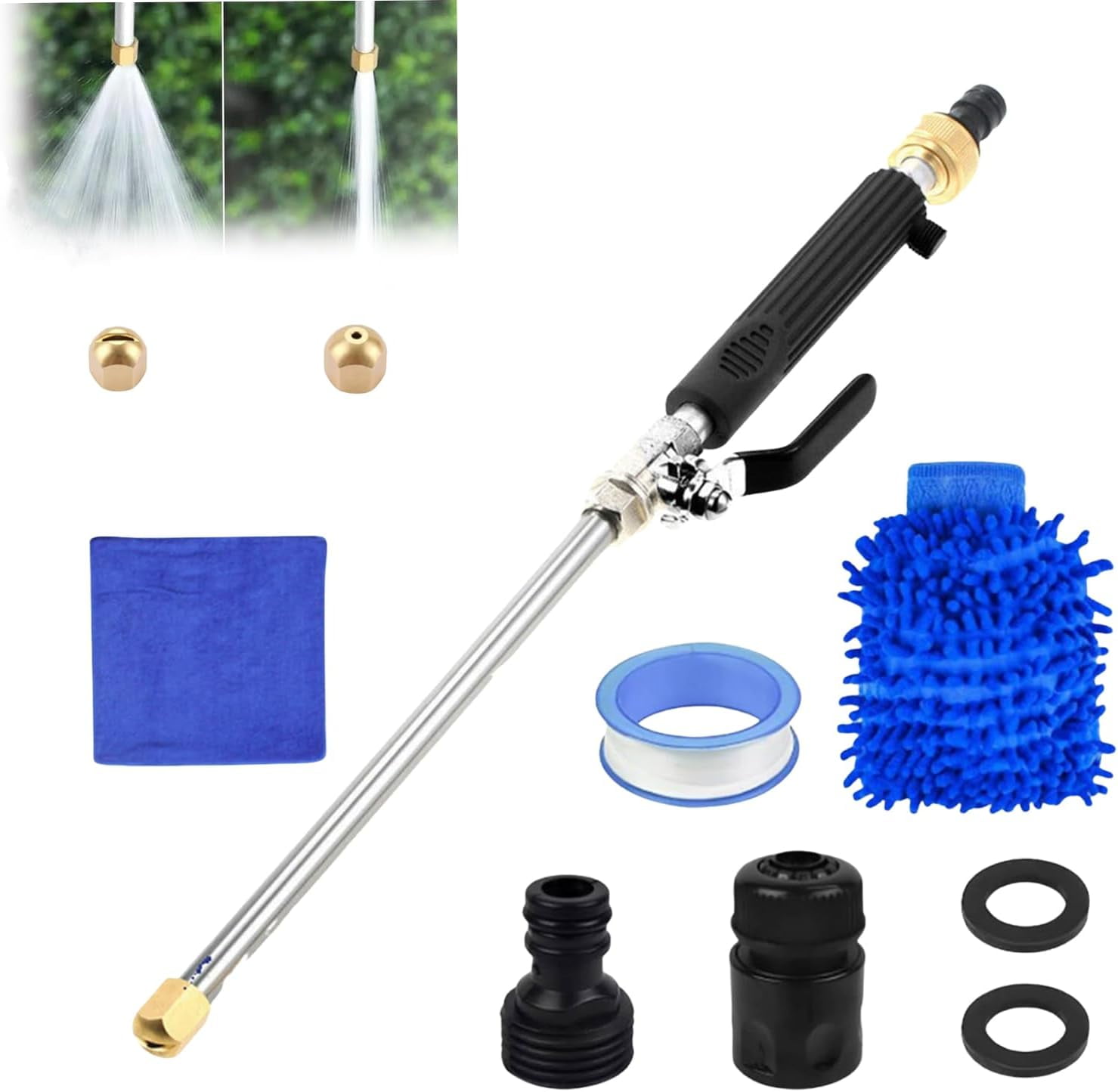 Jetsono.Com High Pressure Washer, 2 in 1 High Pressure Power Washer ...