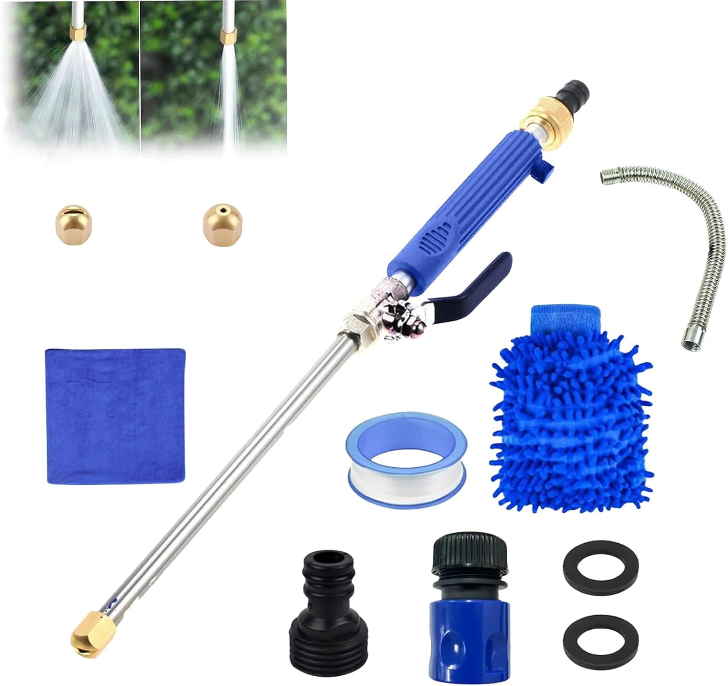Jetsono.Com High Pressure Washer, 2 in 1 High Pressure Power Washer ...