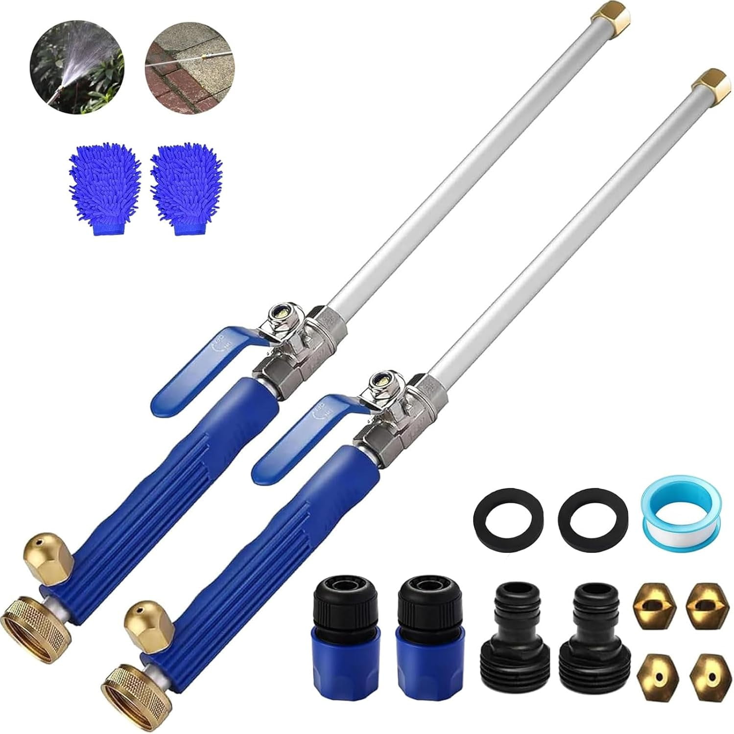 Jetsono High Pressure Washer,2025 Upgrade 2-in-1 High Pressure Power ...