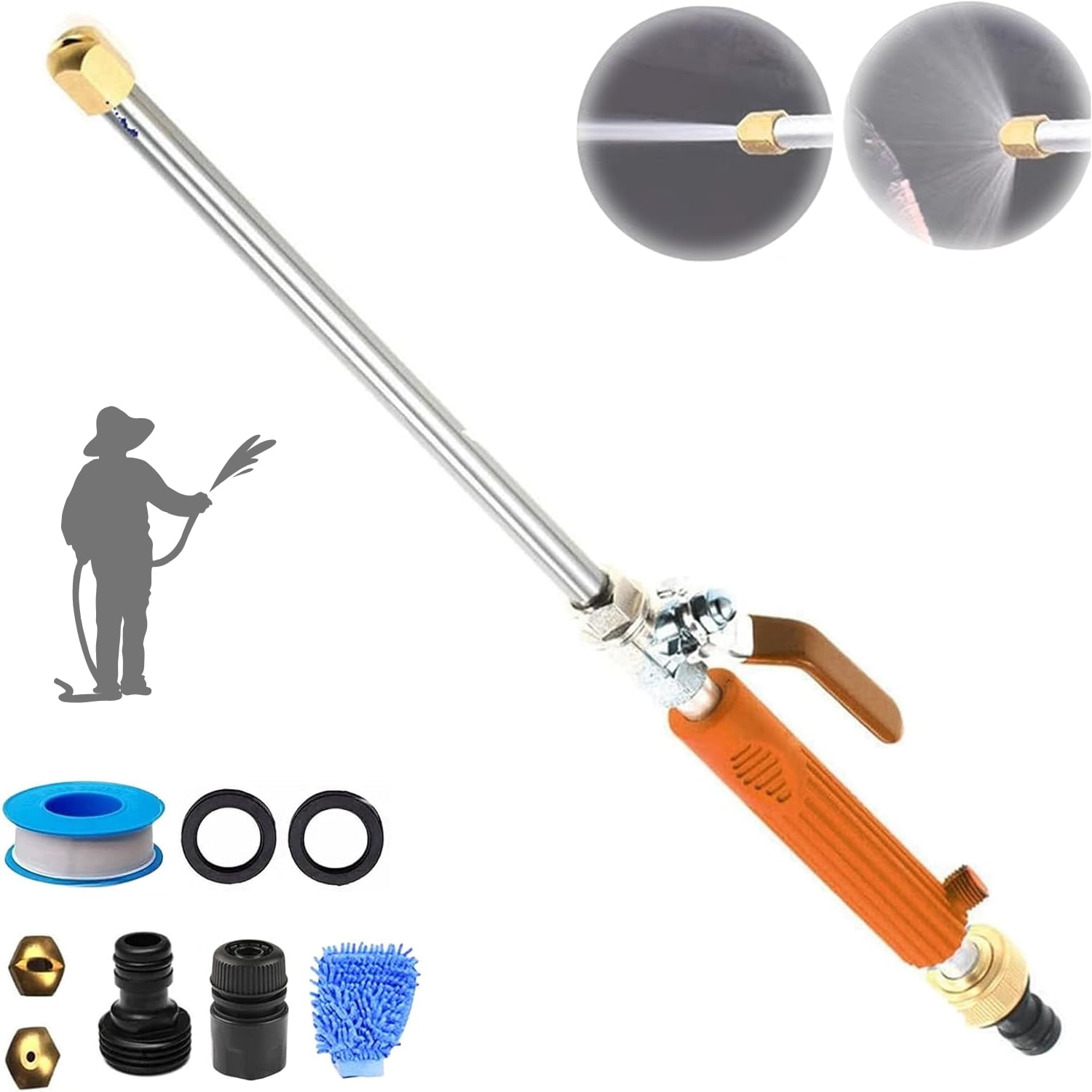 Jetsono High Pressure Washer, Jetson High Pressure Washer, 2-in-1 High ...