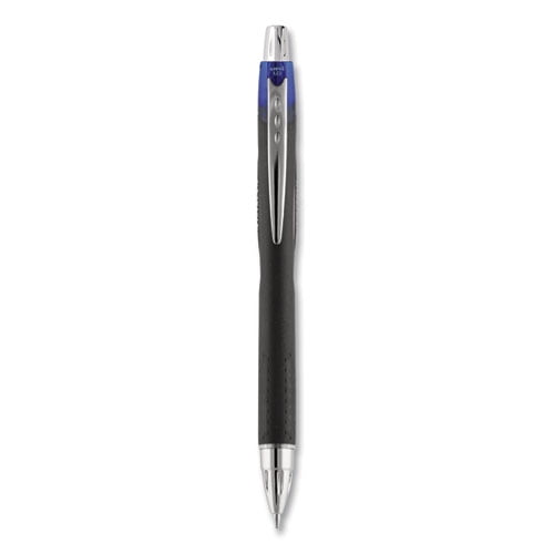 "Jetstream Retractable Ballpoint Pen, Bold 1 Mm, Blue Ink, Black Barrel ...