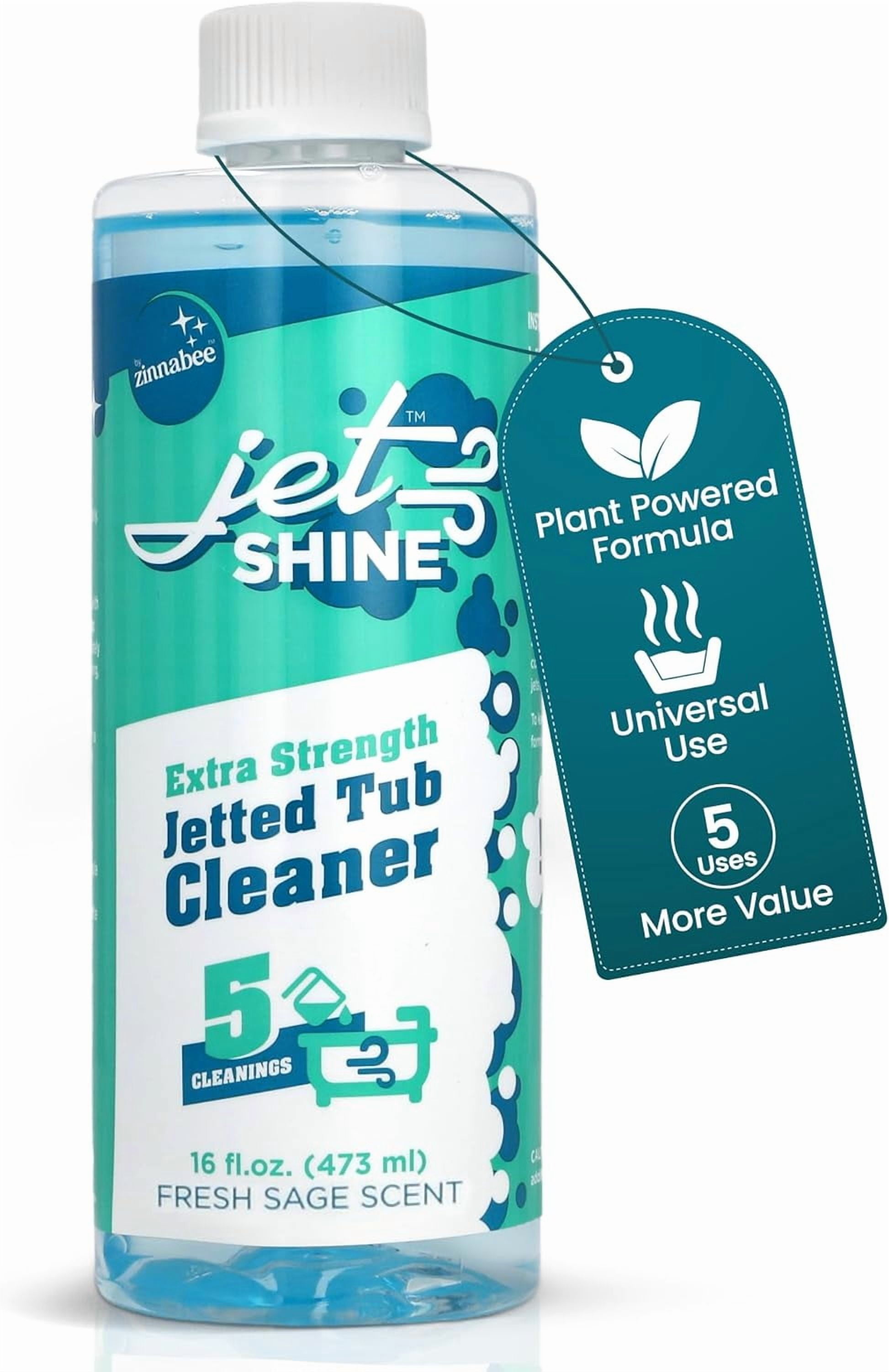 Jetted Tub Cleaner for Jacuzzi, Bathtubs, Whirlpools - 1 Pack, 16oz ...