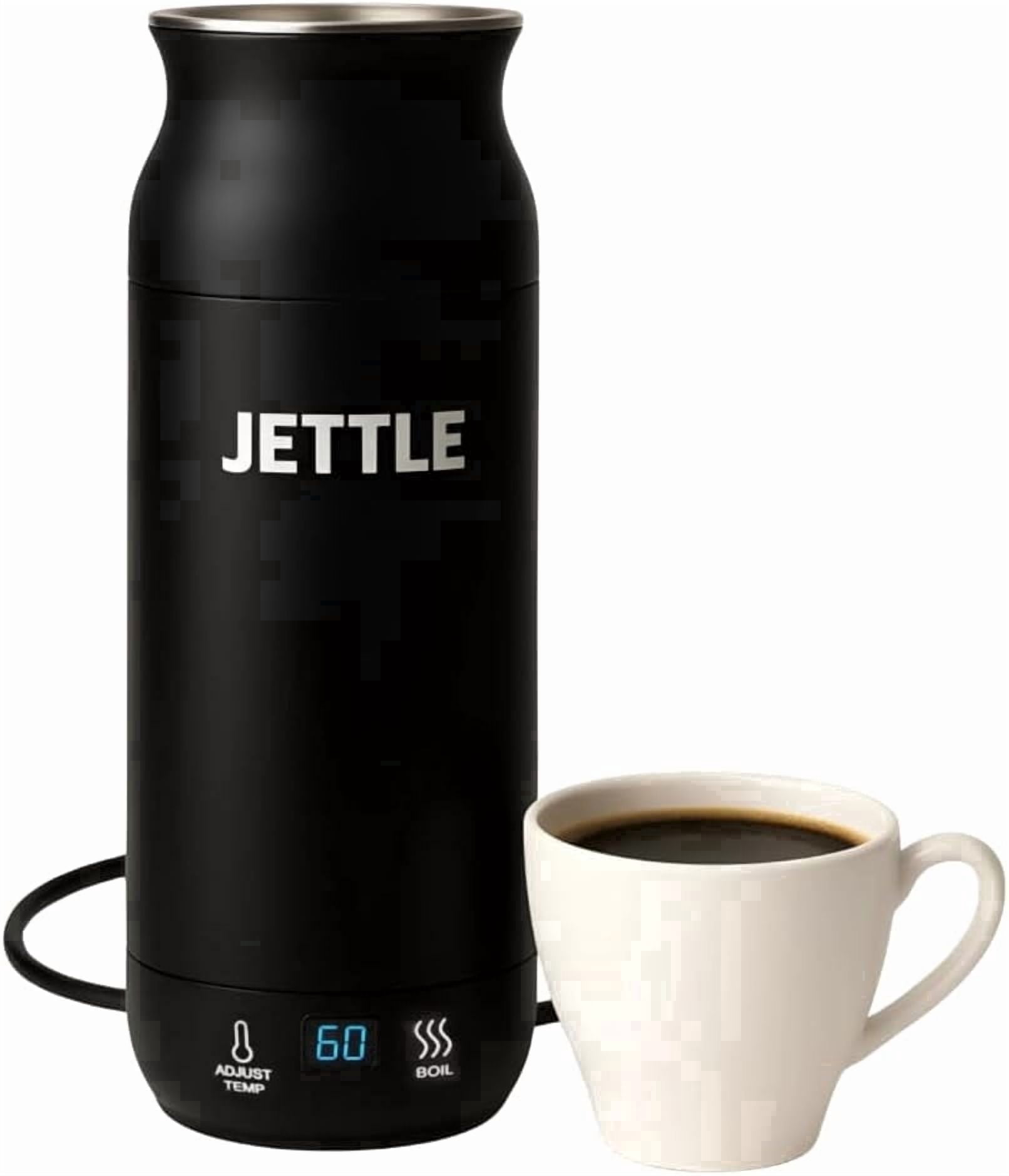 Jettle Travel Electric Kettle 450ml - Portable Bottle-Style Water ...
