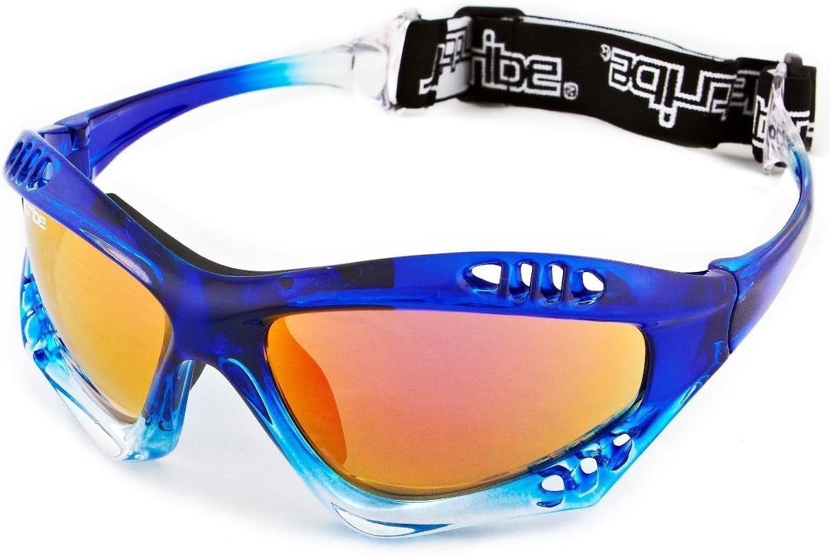Jettribe Pro Goggles Blue Fade Frame | Revo Lens + Storage Case PWC ...