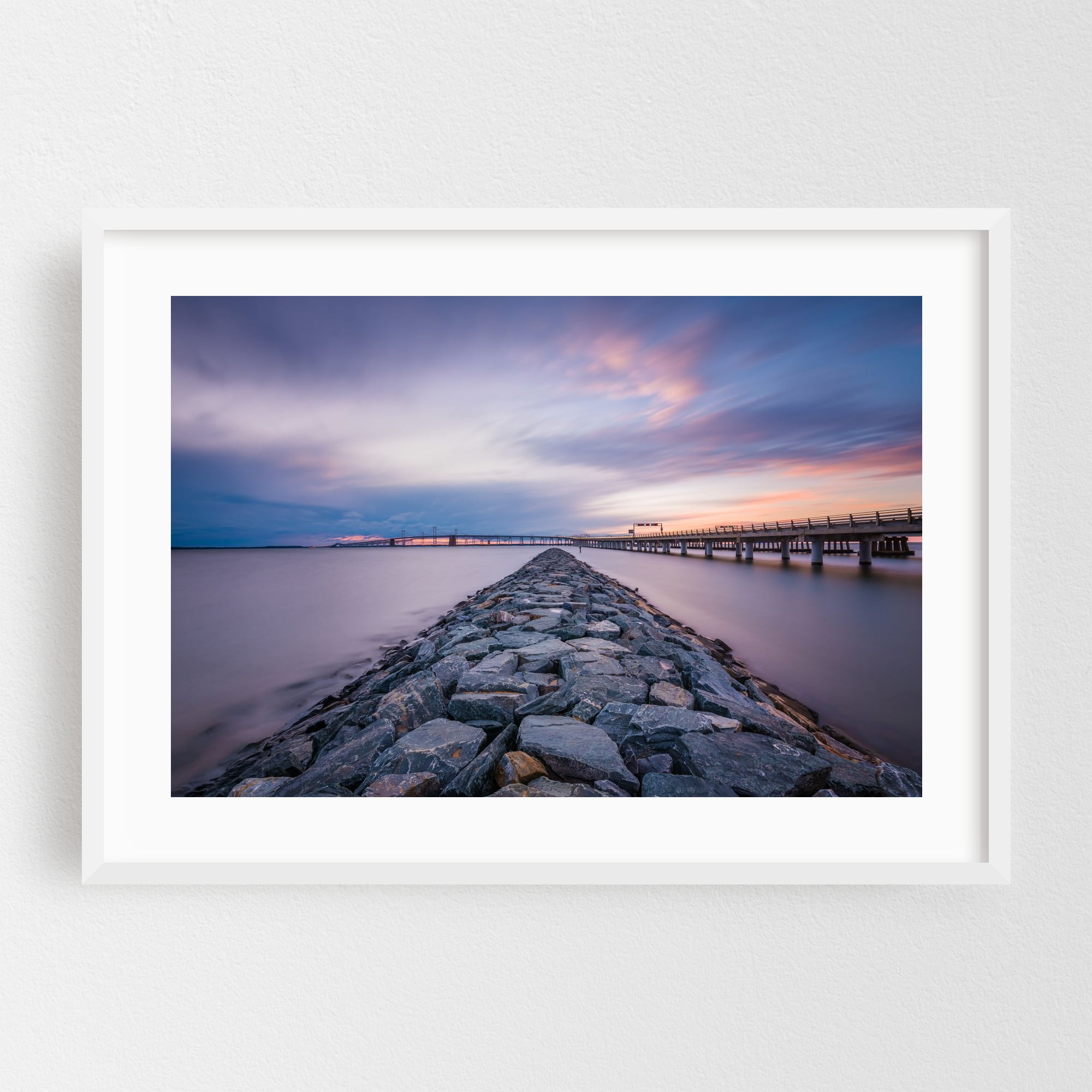 Jetty and The Chesapeake Bay Bridge - Annapolis Maryland Photography ...
