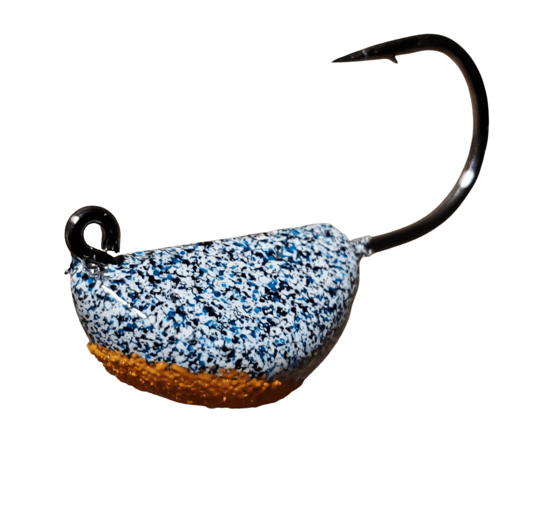 Jetty Jigs Saltwater Bottom Fishing Jig Heads – Blue Crab, 1 oz Mega ...