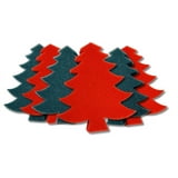 Jetz-Scrubz Christmas Tree Sponges - Set of 6 (3 Green & 3 Red) All ...