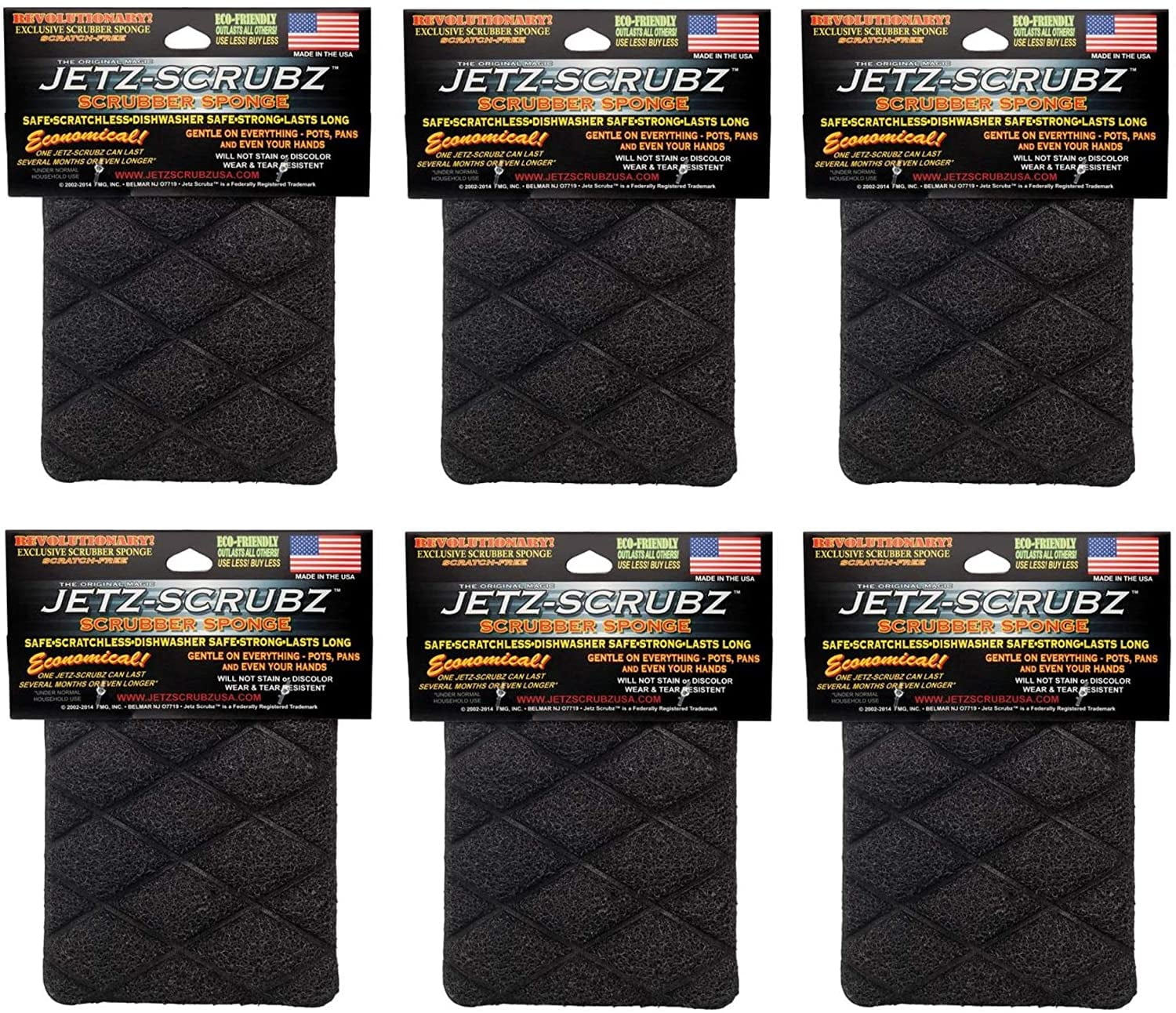 Jetz etz Original Magic Scrubz Scrubber Sponge Rectangle Harold Import ...