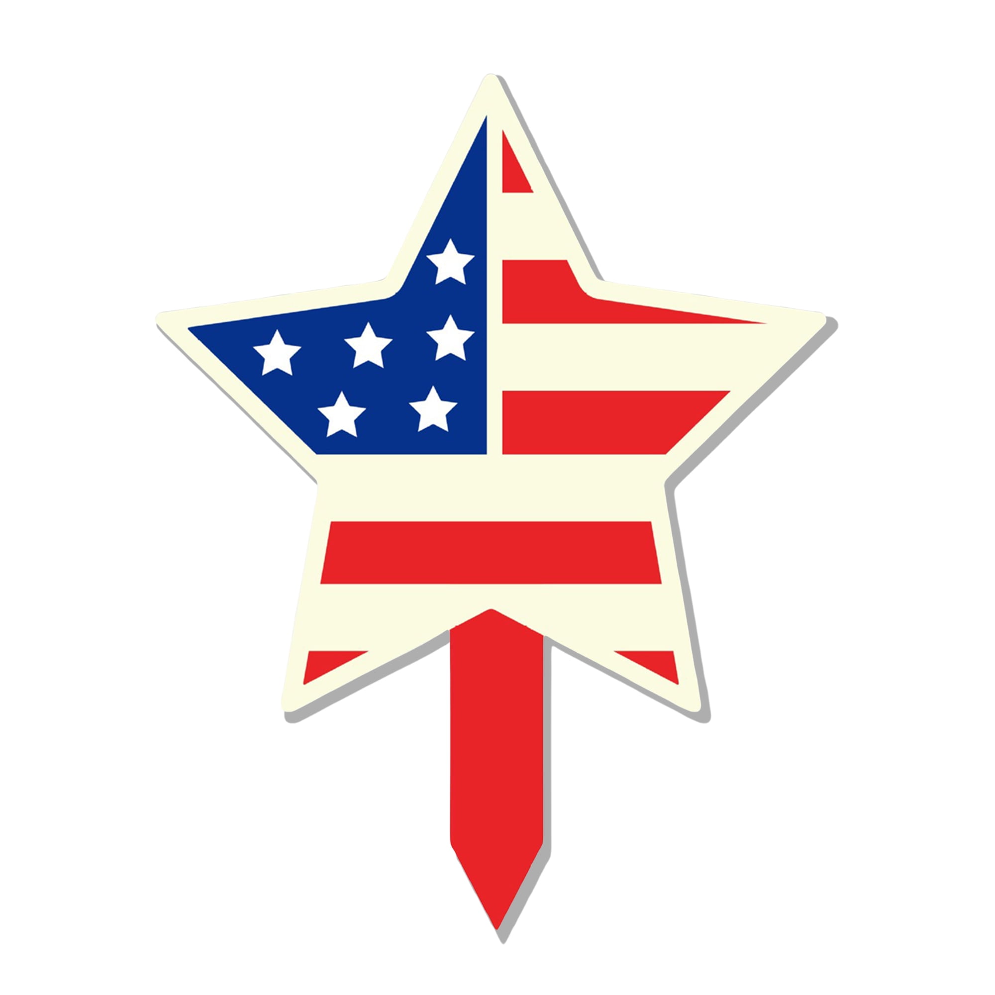 JeuaPho 4th of July Garden Star American Flag Yard Signs Patriotic ...