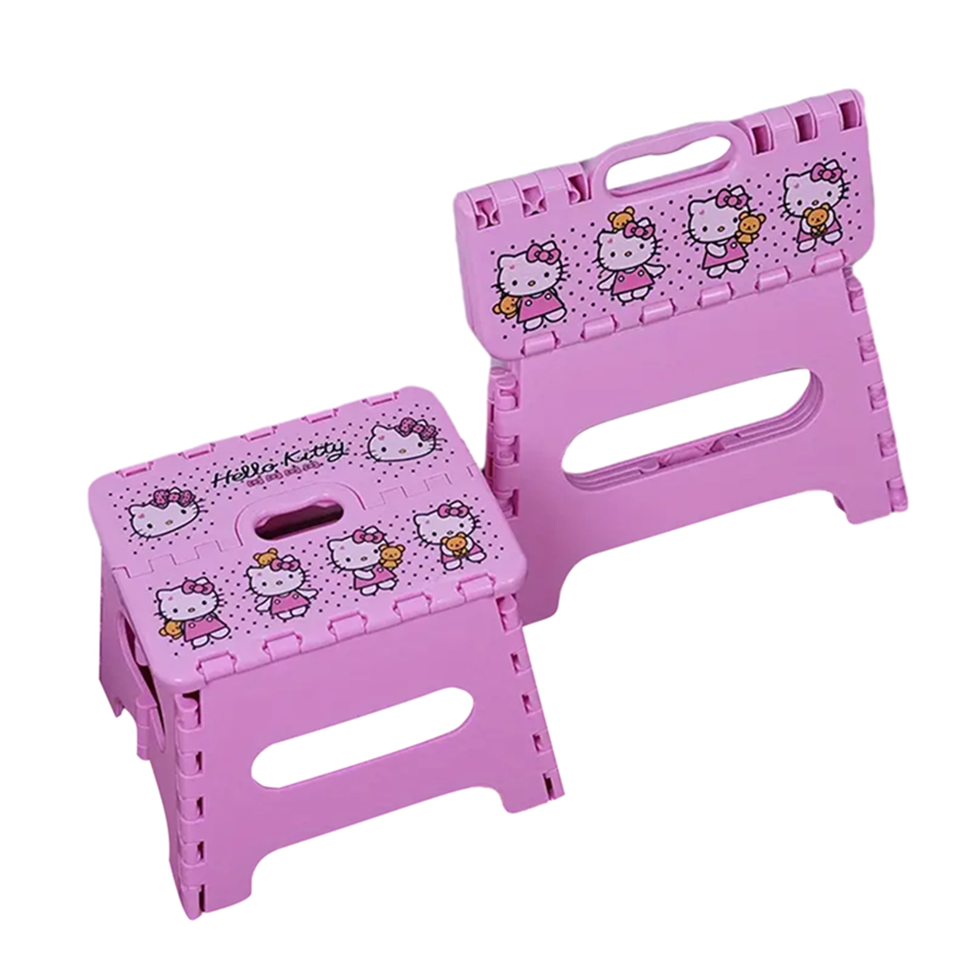 JeuaPho [Authorized] Sanrio Hello Kitty Folding Stool Portable Outdoor ...
