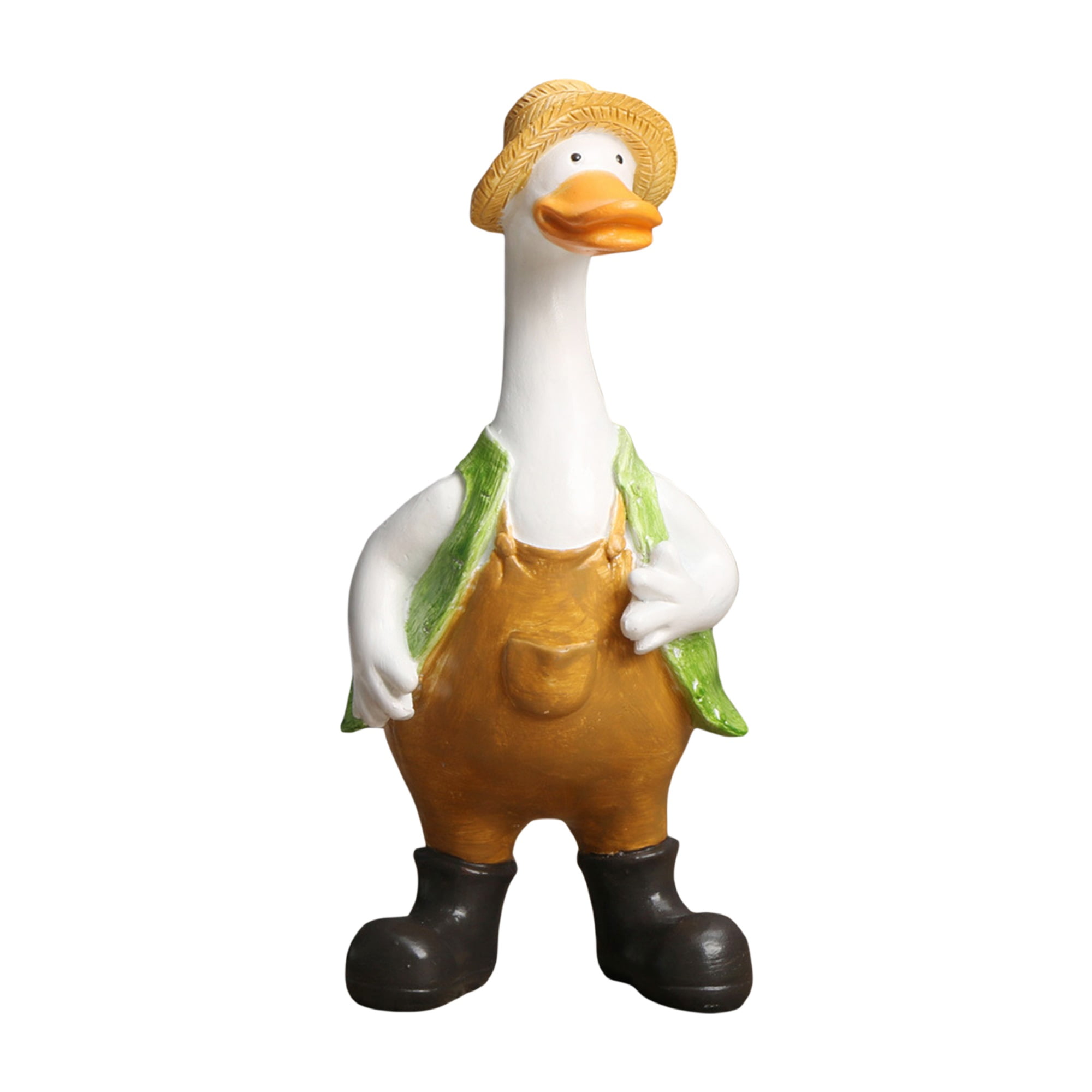 JeuaPho Duck Garden Statues Cute Duck Figurines Outdoor Decorations Art ...