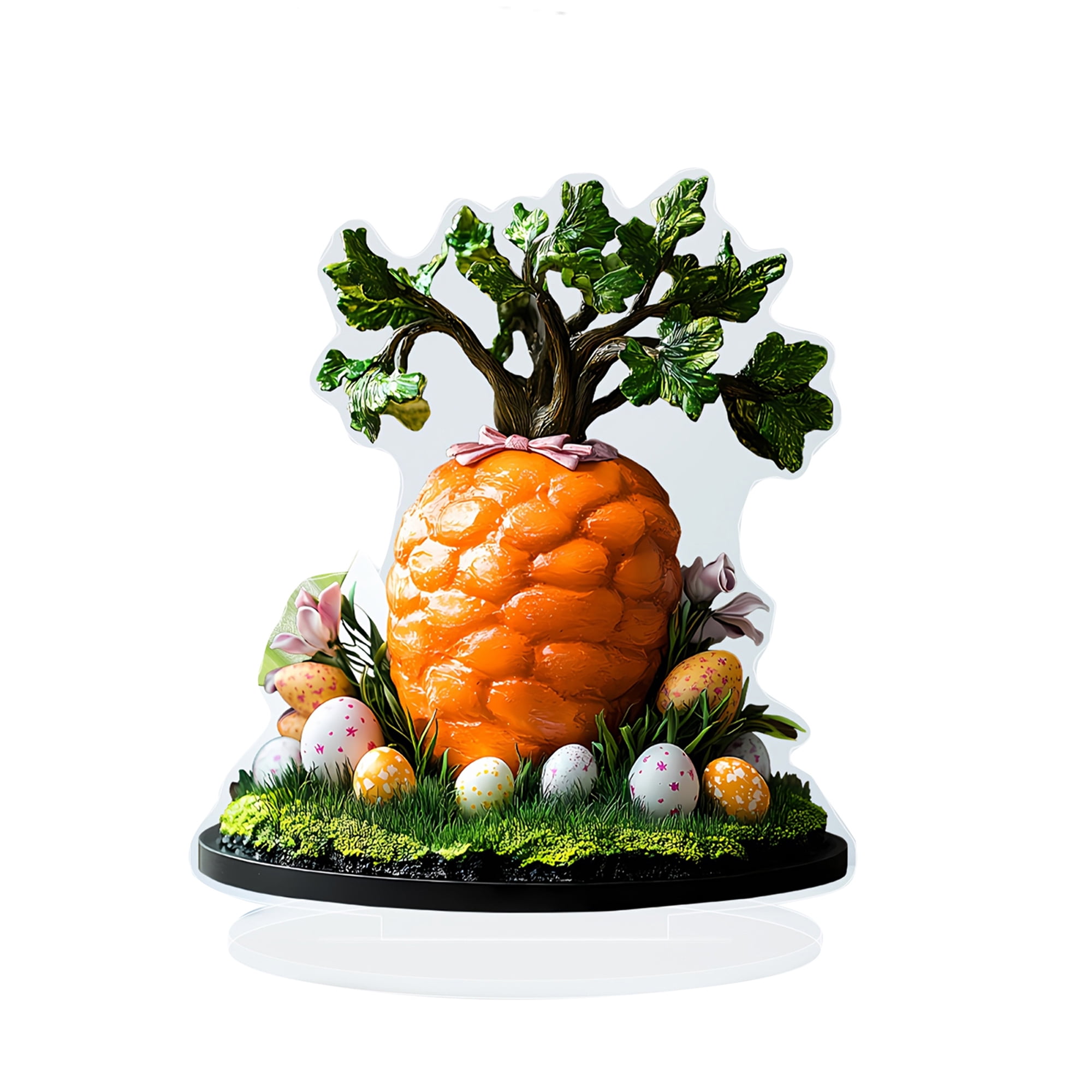 JeuaPho Easter Desk Decorations Adorable Carrot Easter Egg Table Sign ...