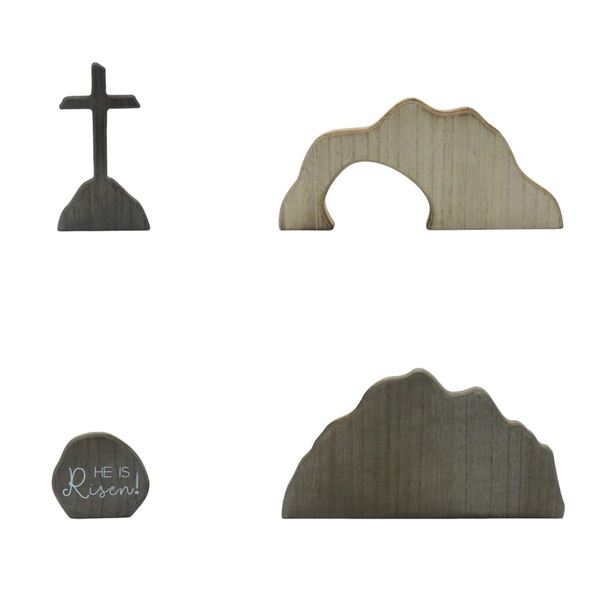 JeuaPho Easter Resurrection Scene Set He Is Risen Empty Tomb ...