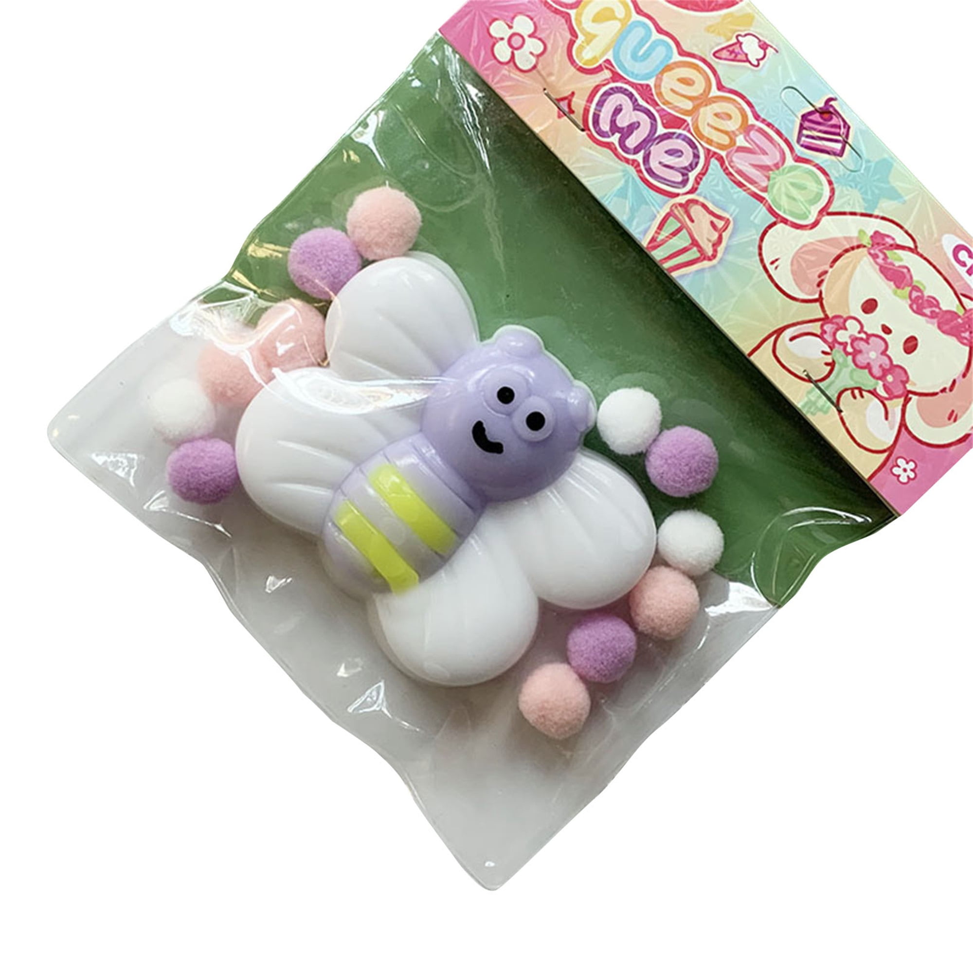 JeuaPho Stress Relief Toy, Super Soft Squeeze Toy Cartoon Bee Sensory ...