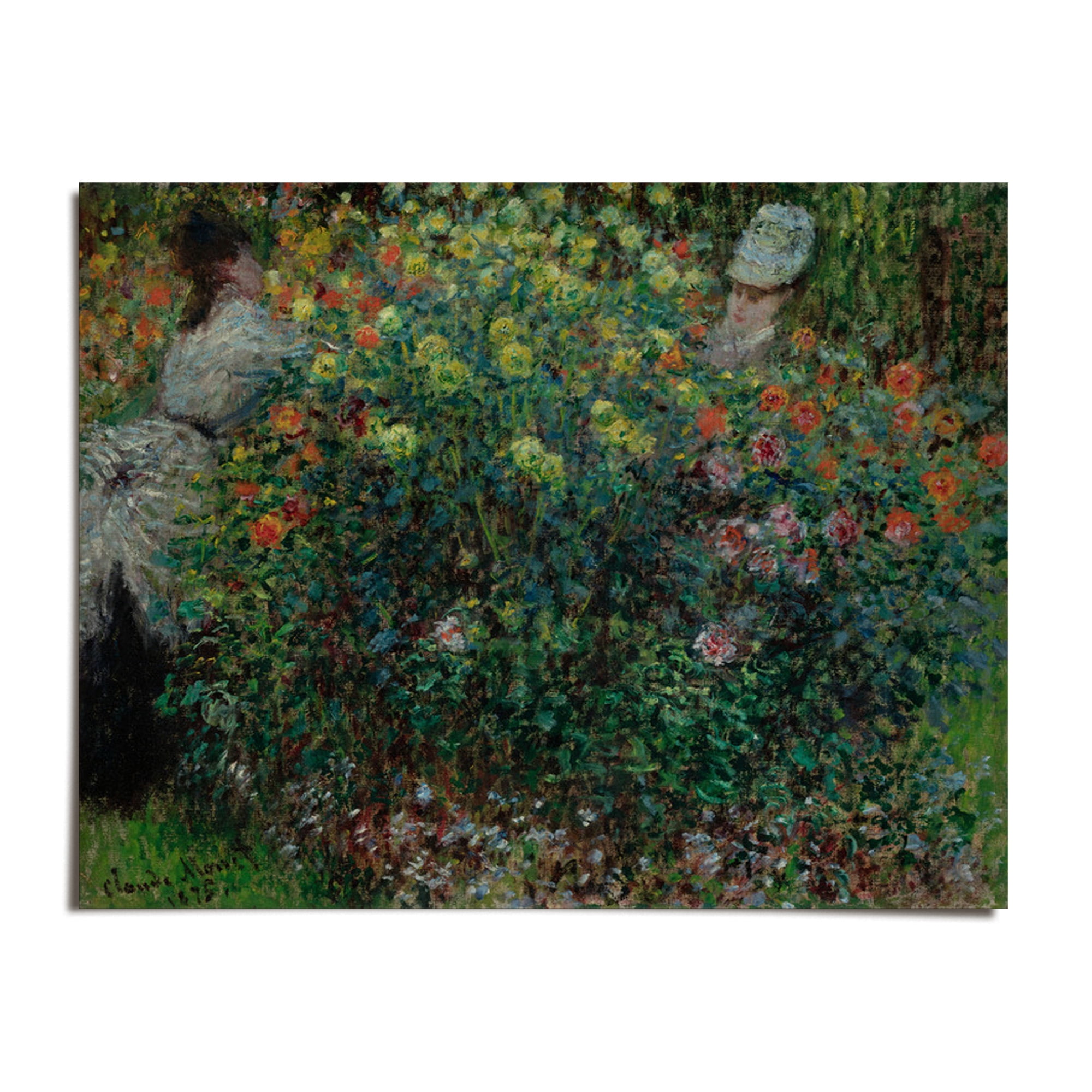 Jeune fille dans le jardin de Giverny, 1888 - Claude Monet - 9x12 ...