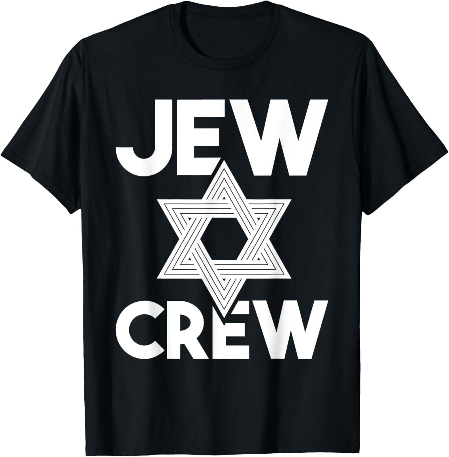 Jew Crew - Jews Jewish Hebrew Israel Israelite Star Of David T-ShirtMen ...