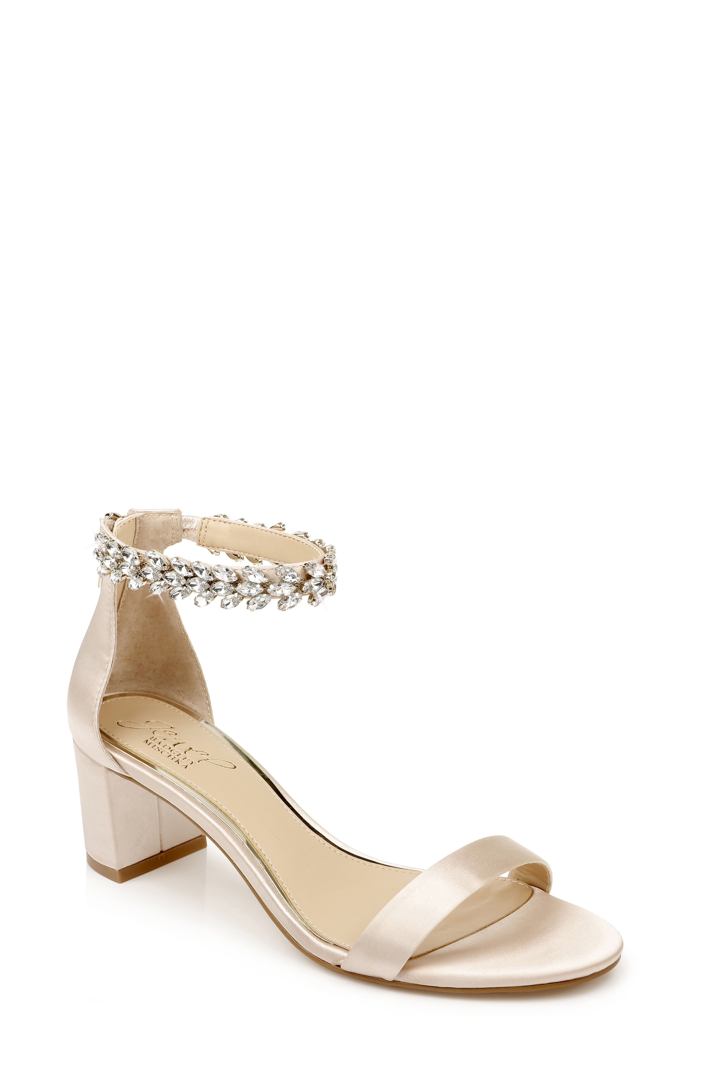 Jewel Badgley Mischka Bradley Embellished Evening Shoe - Walmart.com