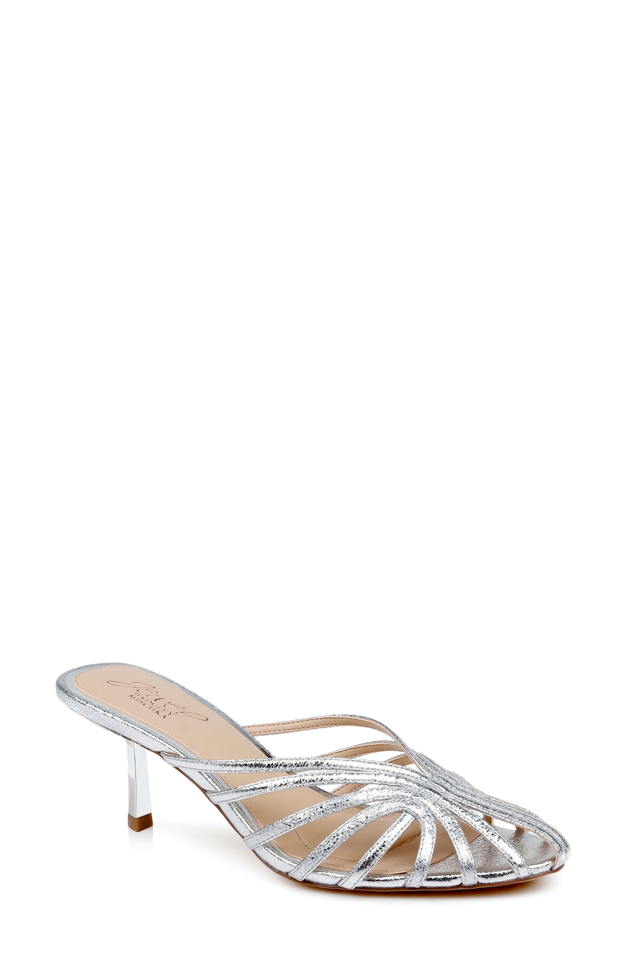 Jewel Badgley Mischka Ilaria Caged Stiletto Mule - Walmart.com