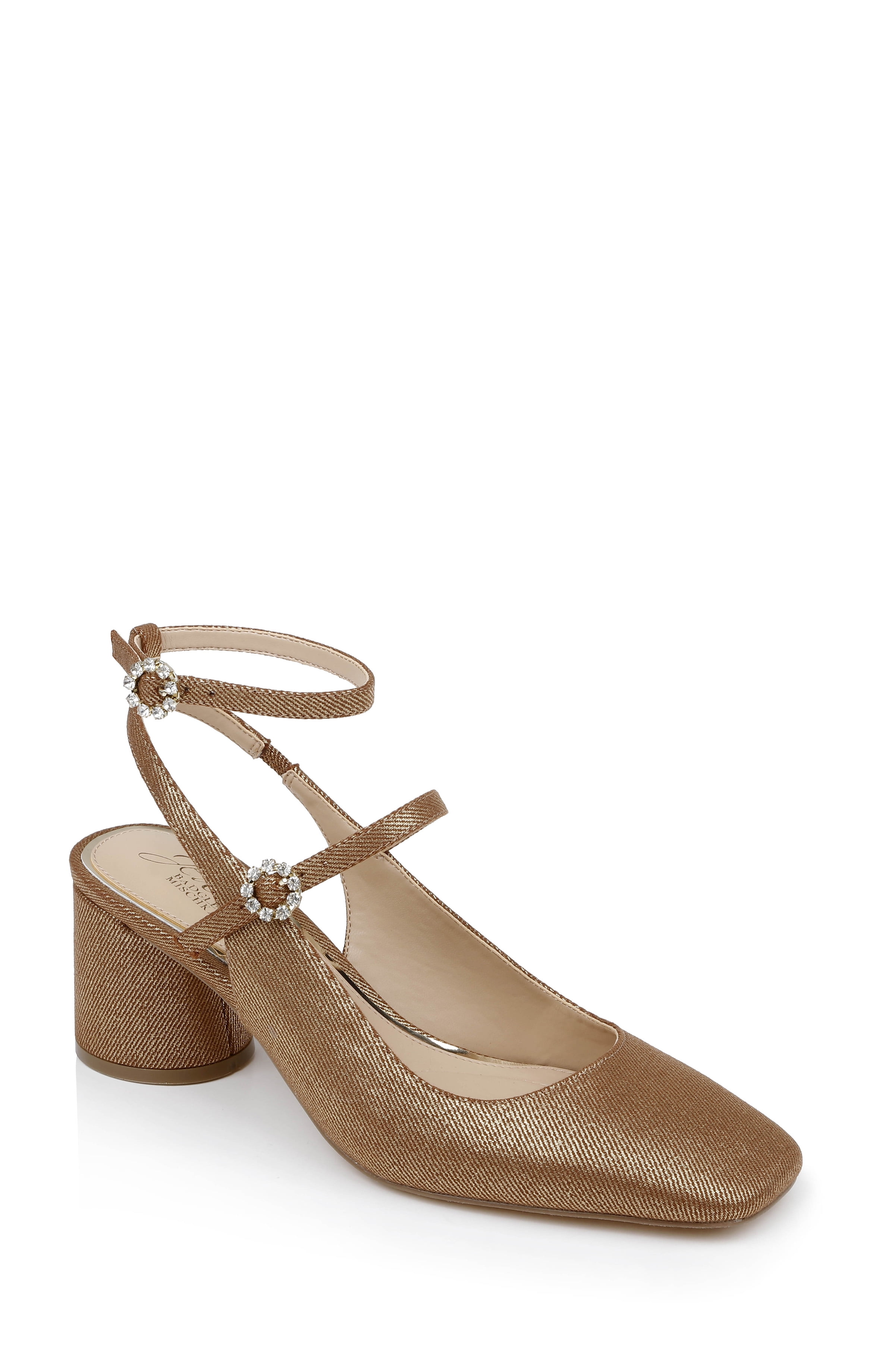 Jewel Badgley Mischka Keilani Block Round Heeled Mary Jane - Walmart.com
