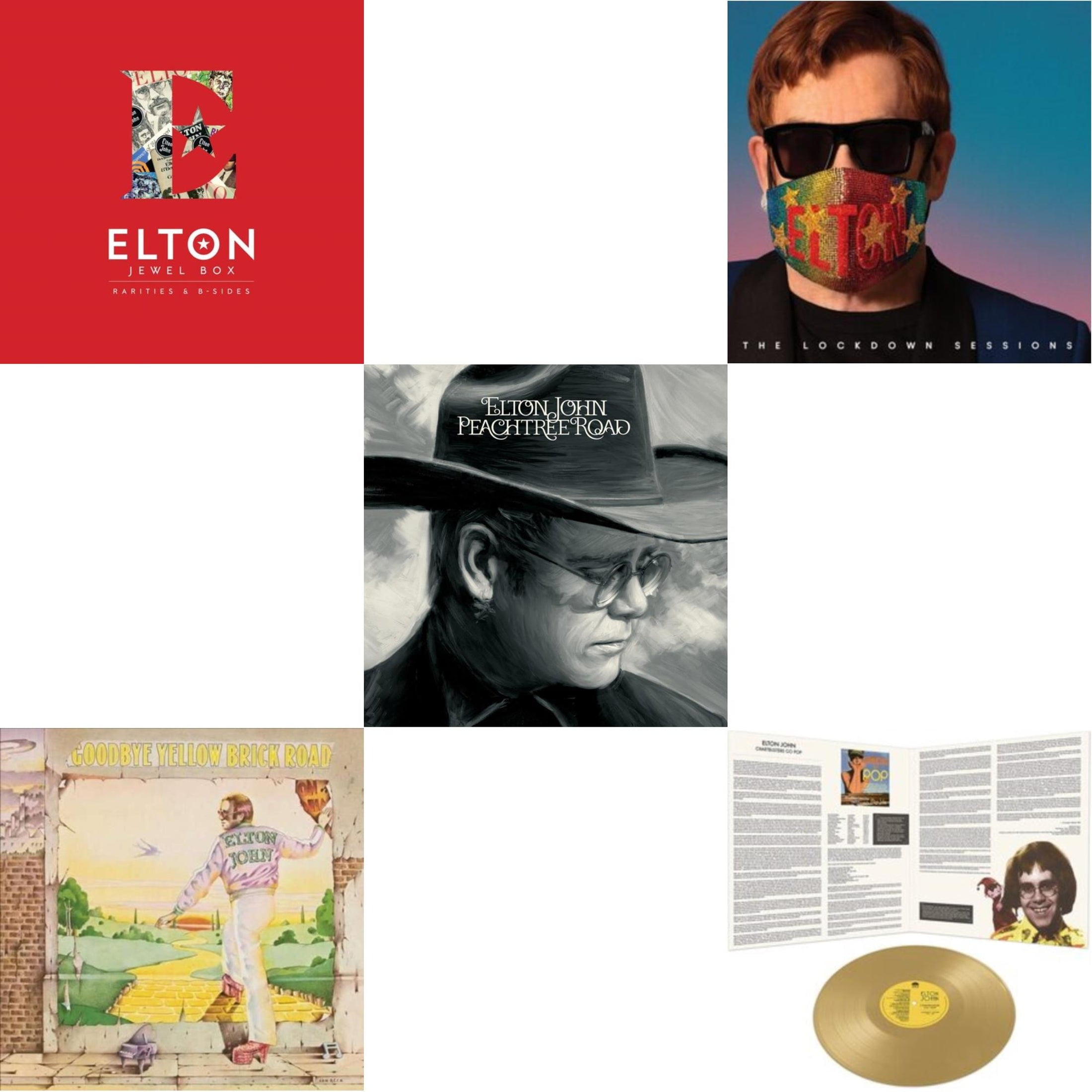 Jewel Box (3LP - Rarities & B-Sides) & Goodbye Yellow Brick Road ...