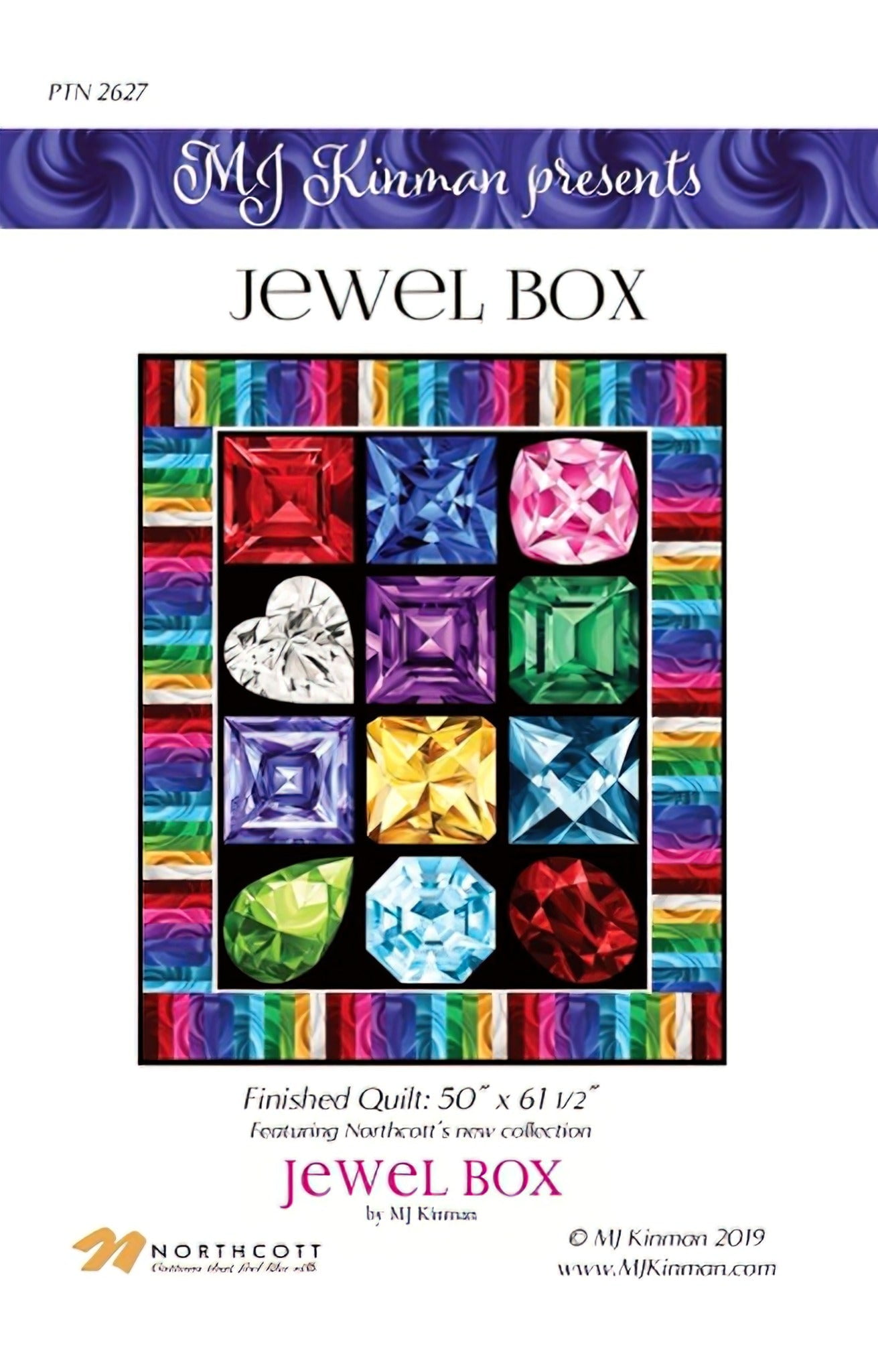 Jewel Box - Jewel Box Quilt Pattern by MJ Kinman - Walmart.com